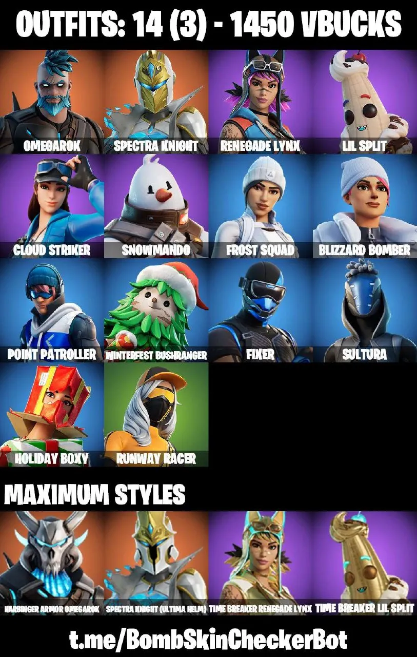 14 SKINS+INTRODUCING+RUNWAY RACER+RUST BUCKET+FROST SQUAD+BLIZZARD ...