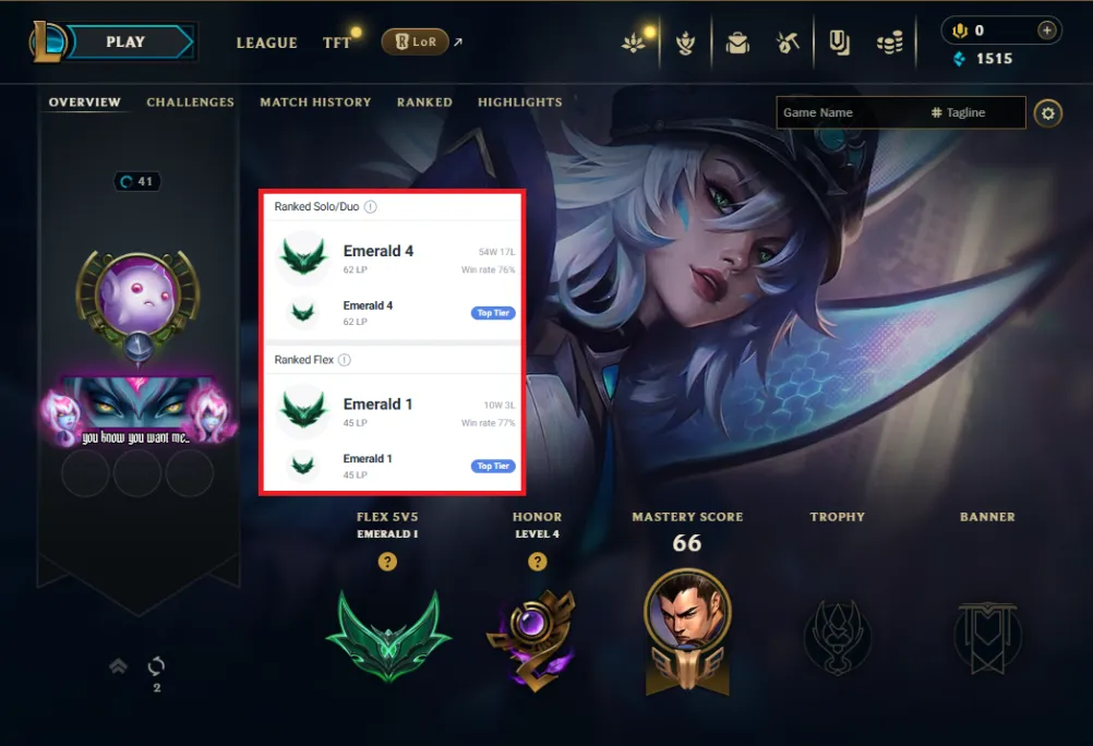 🥇 EMERALD III NA 77% WR 🥇 DIAMOND IV FLEXQ 🧙 3 skins 🏅 Honor level 4 ⭐VETERAN SELLER | 1v9