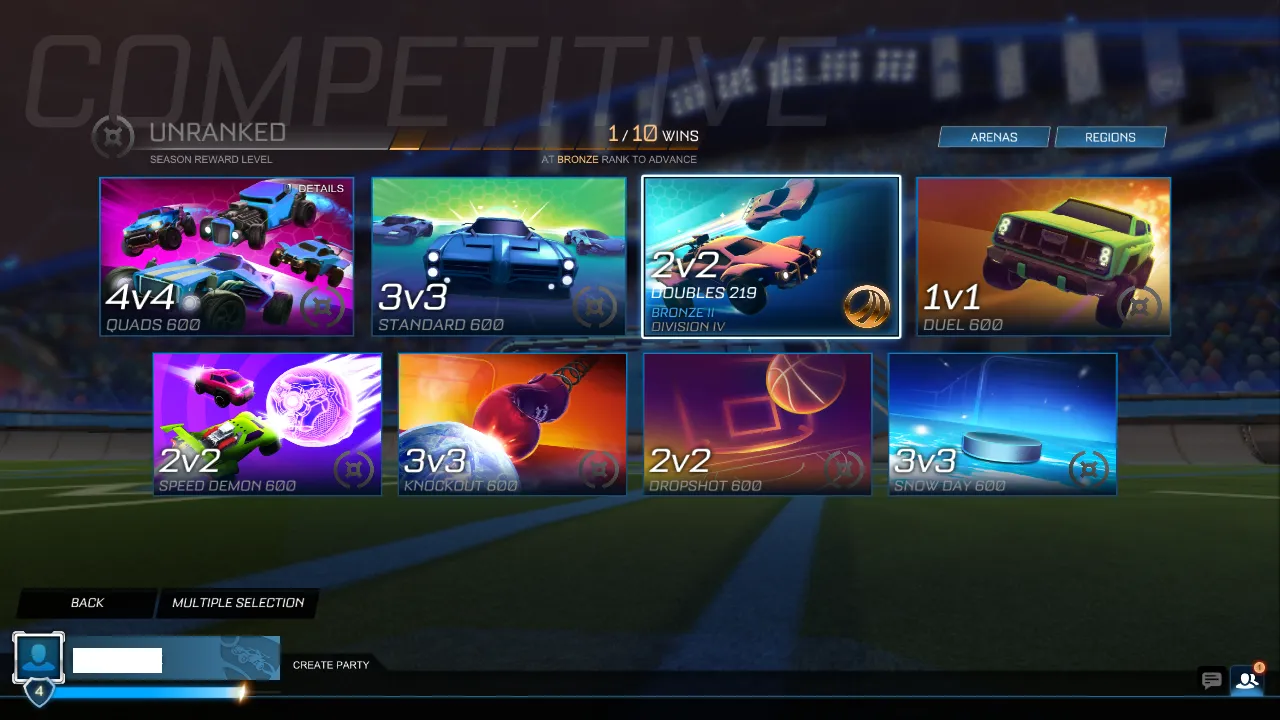 Rocket League.Account🔥 Bronze - 2V2 RANK ️Level 25+🚀Epic Games 🔑Full ...