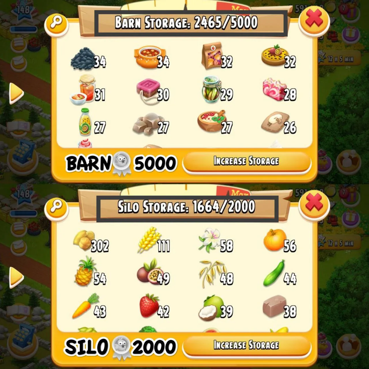 💥148 High-LvL Hay Day💥 5000 Barn storage💥 2000rsilo storage💥 Nice ...