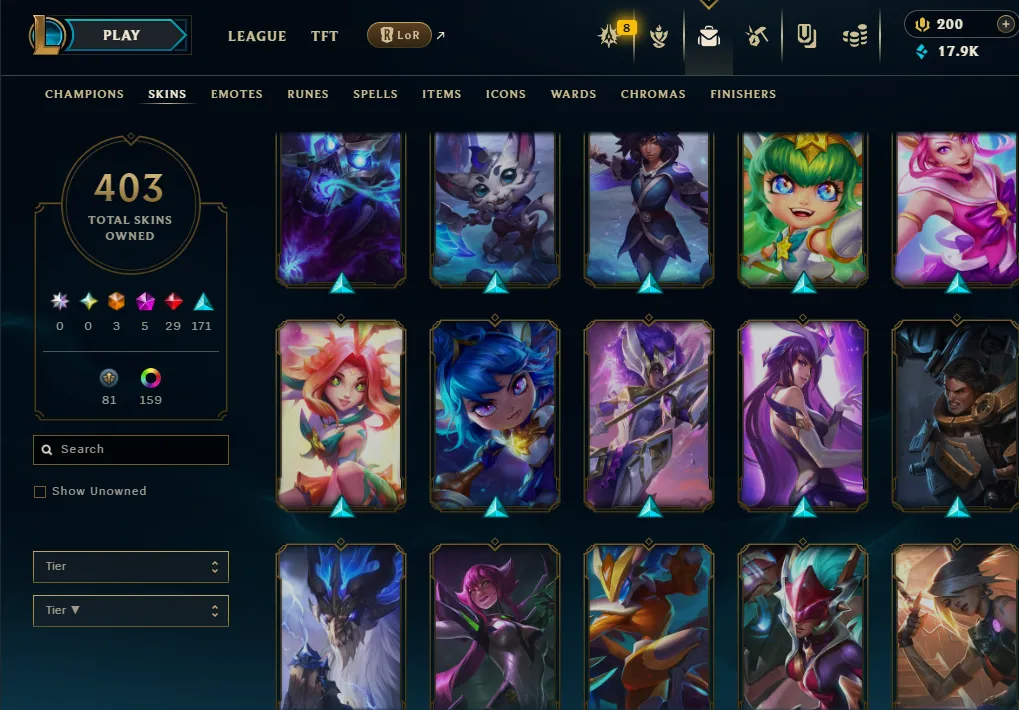 👑(EUW) UNRANKED (SUPER HIGH ELO) 🚀403 SKIN | 1v9