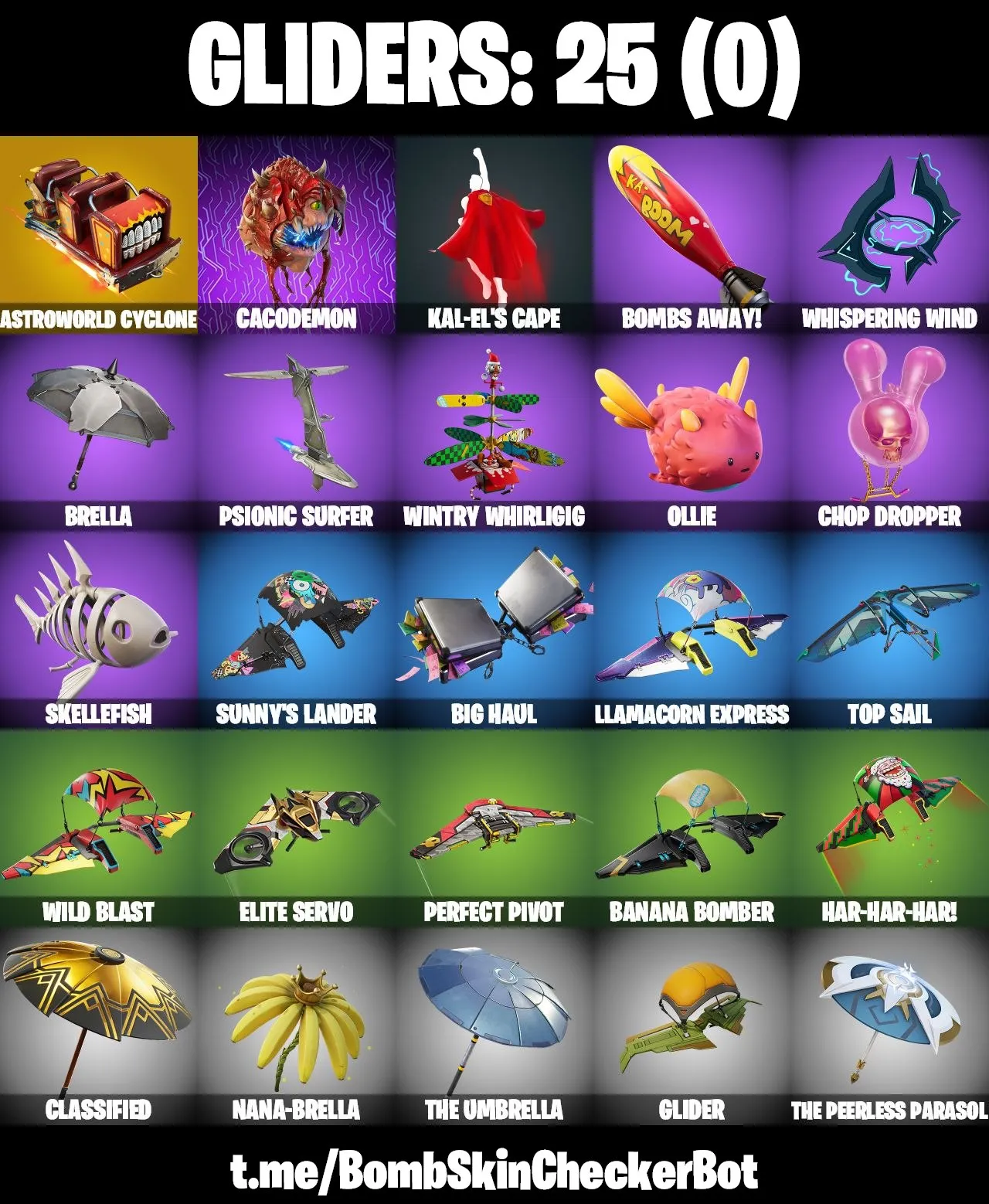 [PC/PSN/XBOX] 17 skins | Prowler | Polar Peely | Midas | Paradigm ...