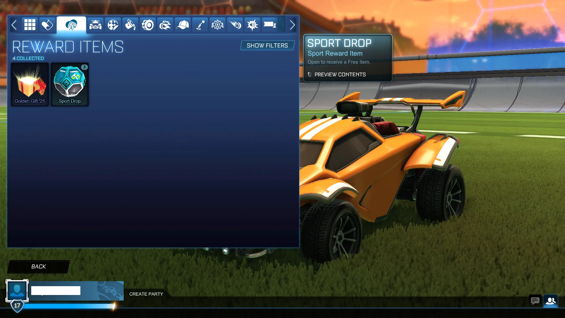 Rocket League🏆 EPIC Games💎driver challenges completed⭐️ LEVEL 17 ️ ...