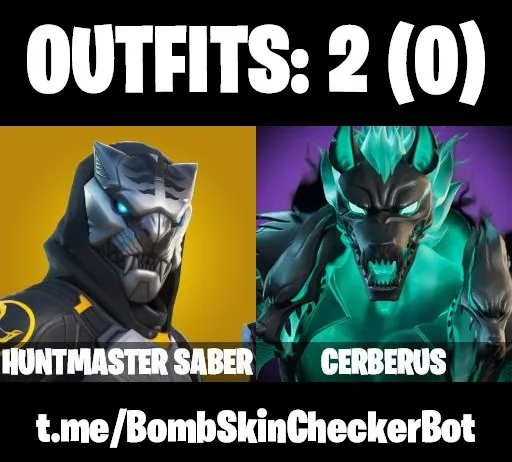 [PC/PSN/XBOX/NINTENDO] 2 Skins | Huntmaster Saber | Cerberus | Full ...