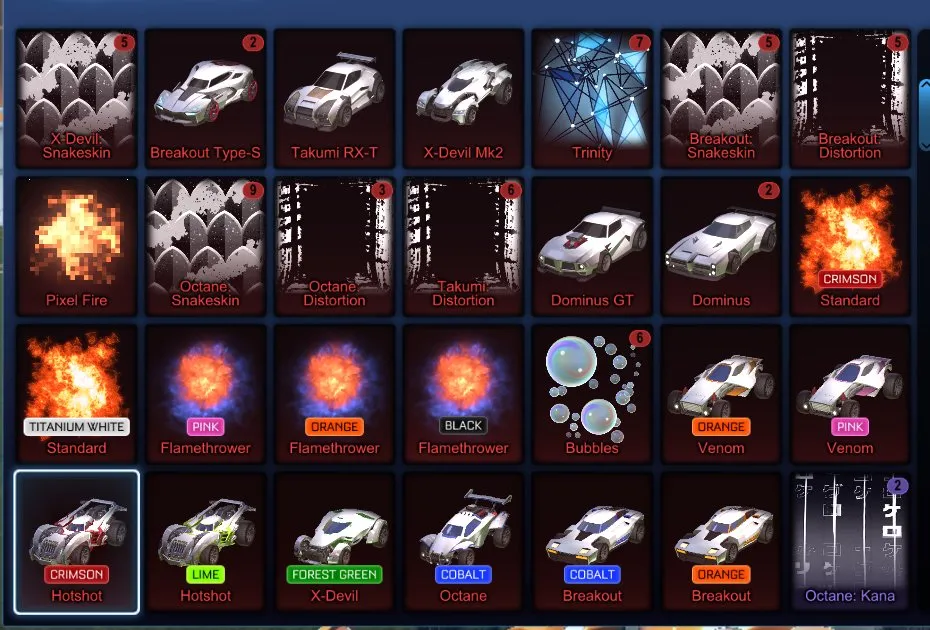 STOCK562 //Acc with Fennec, TW Standard Boost, 130 Exotic Drops, Many ...