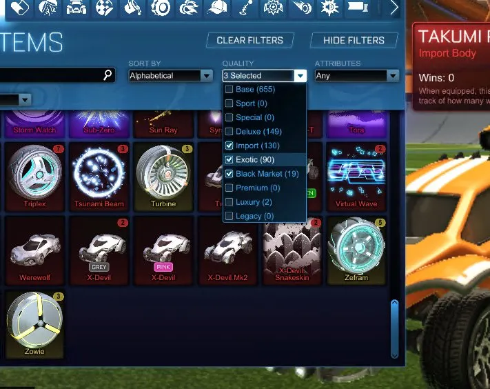 STOCK948 //Fennec Endo Breakout Type S 42 Bodies 200+ Imports Exotics ...