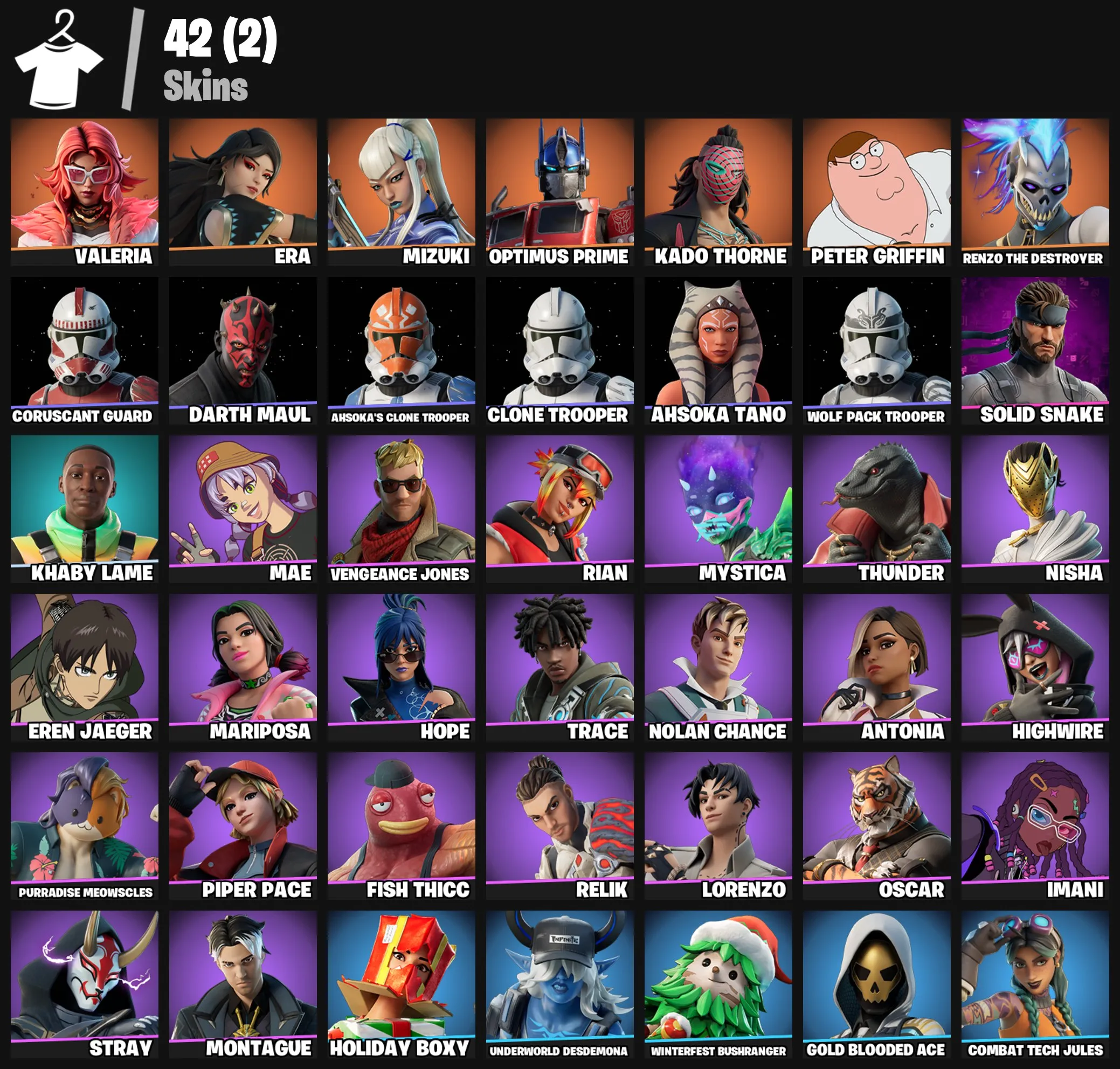 🟢[PC/XBOX/PSN] 47 skins 🟢 Ben Grimm 🟢 Susan Storm 🟢 Reed Richards 🟢 ...