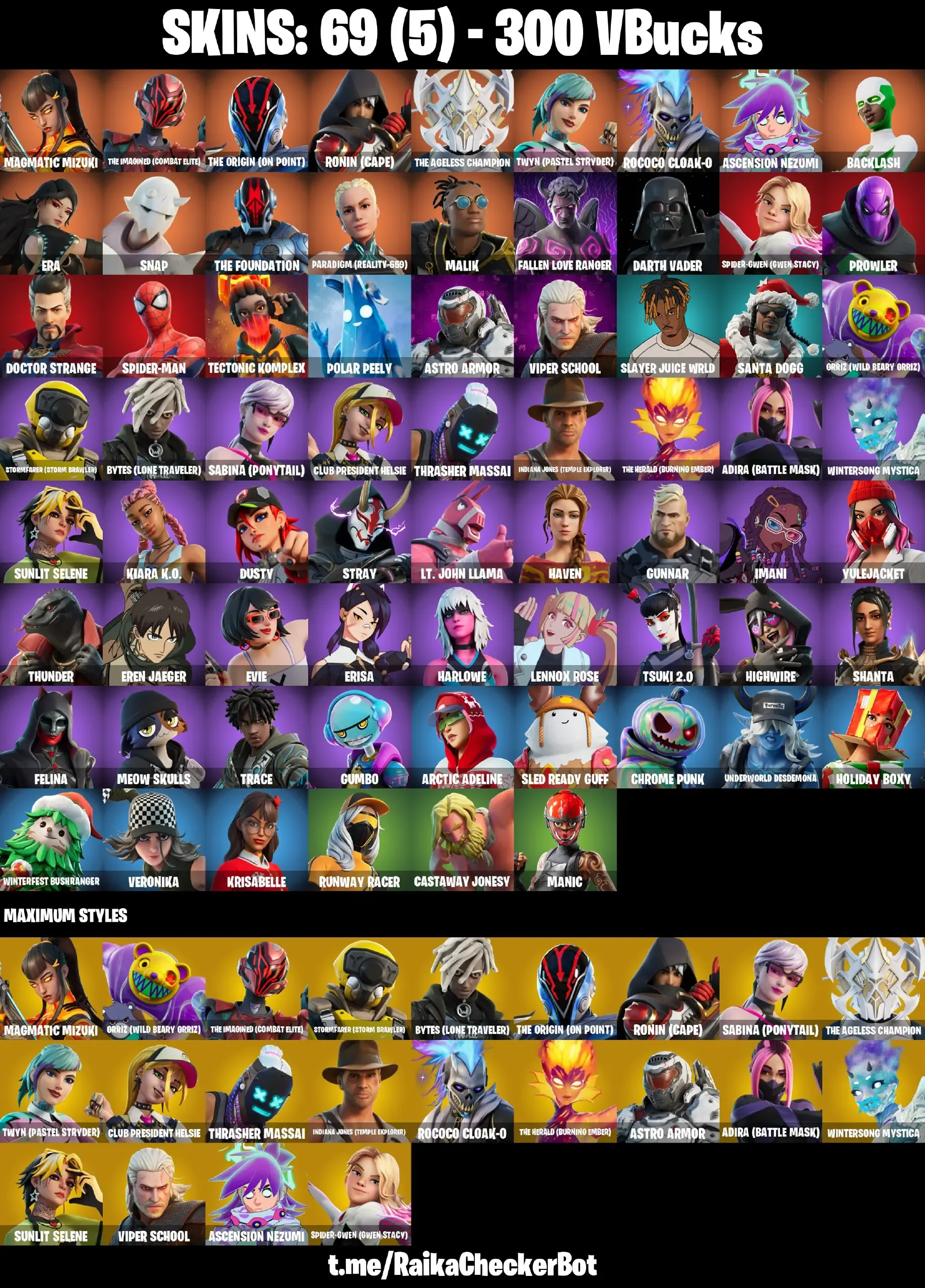 69 SKINS | MAGMATIC MIZUKI | THE IMAGINED (COMBAT ELITE) | THE ORIGIN ...