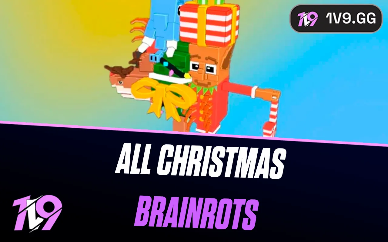 All Christmas Brainrots in Steal a Brainrot Winter Hour Event | 1v9