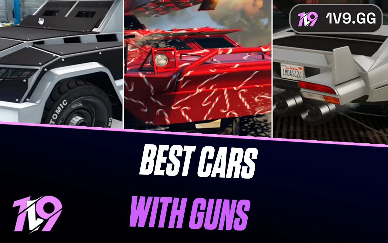 6 Best Cars With Guns In GTA Online | 1v9