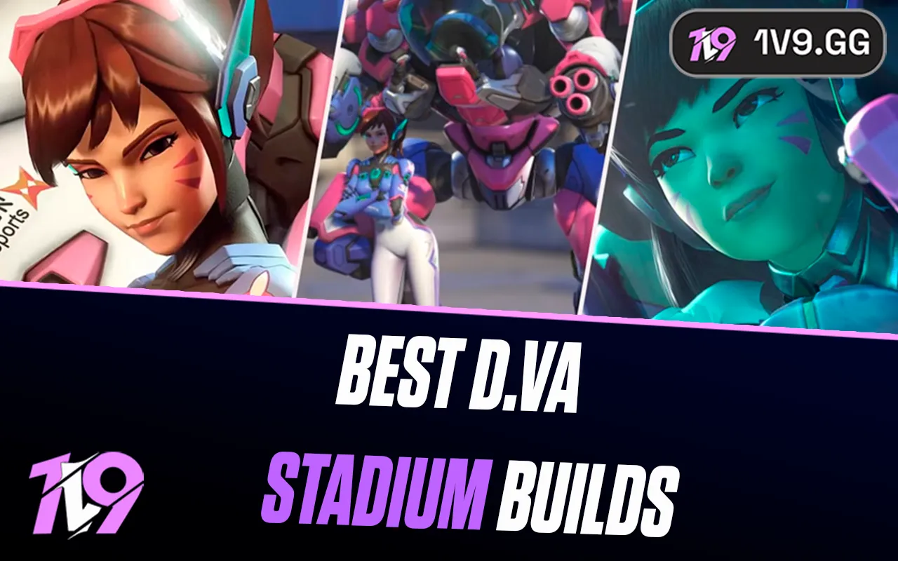 Best D.Va Stadium Builds In Overwatch 2 | 1v9