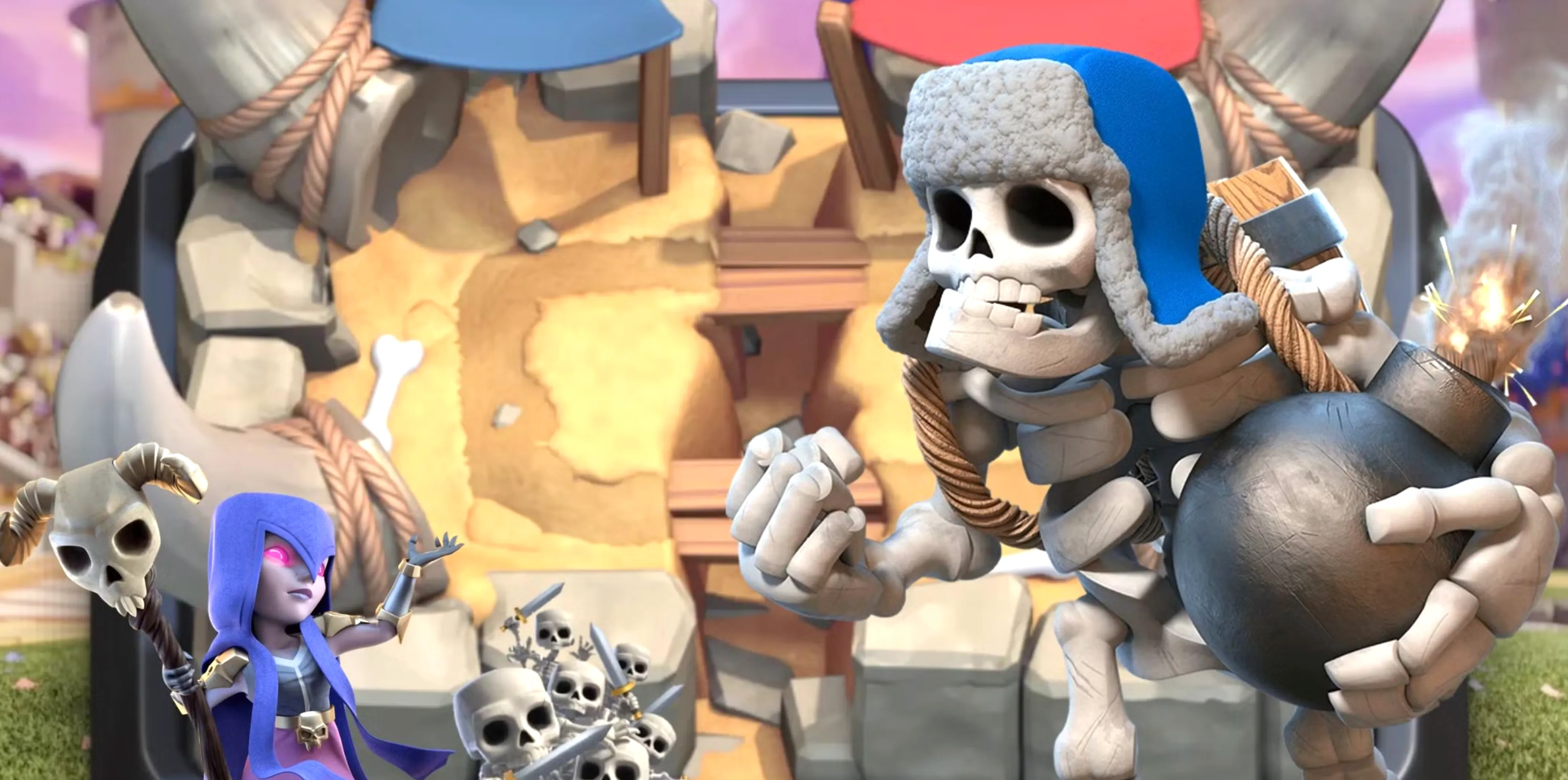 Best Decks For Giant Skeleton In Clash Royale | 1v9