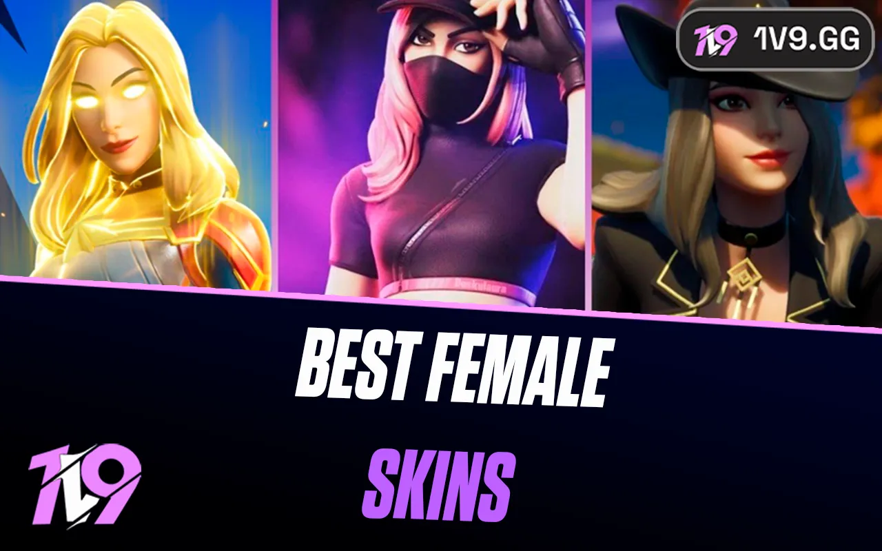10 Best Female Skins In Fortnite, Ranked | 1v9