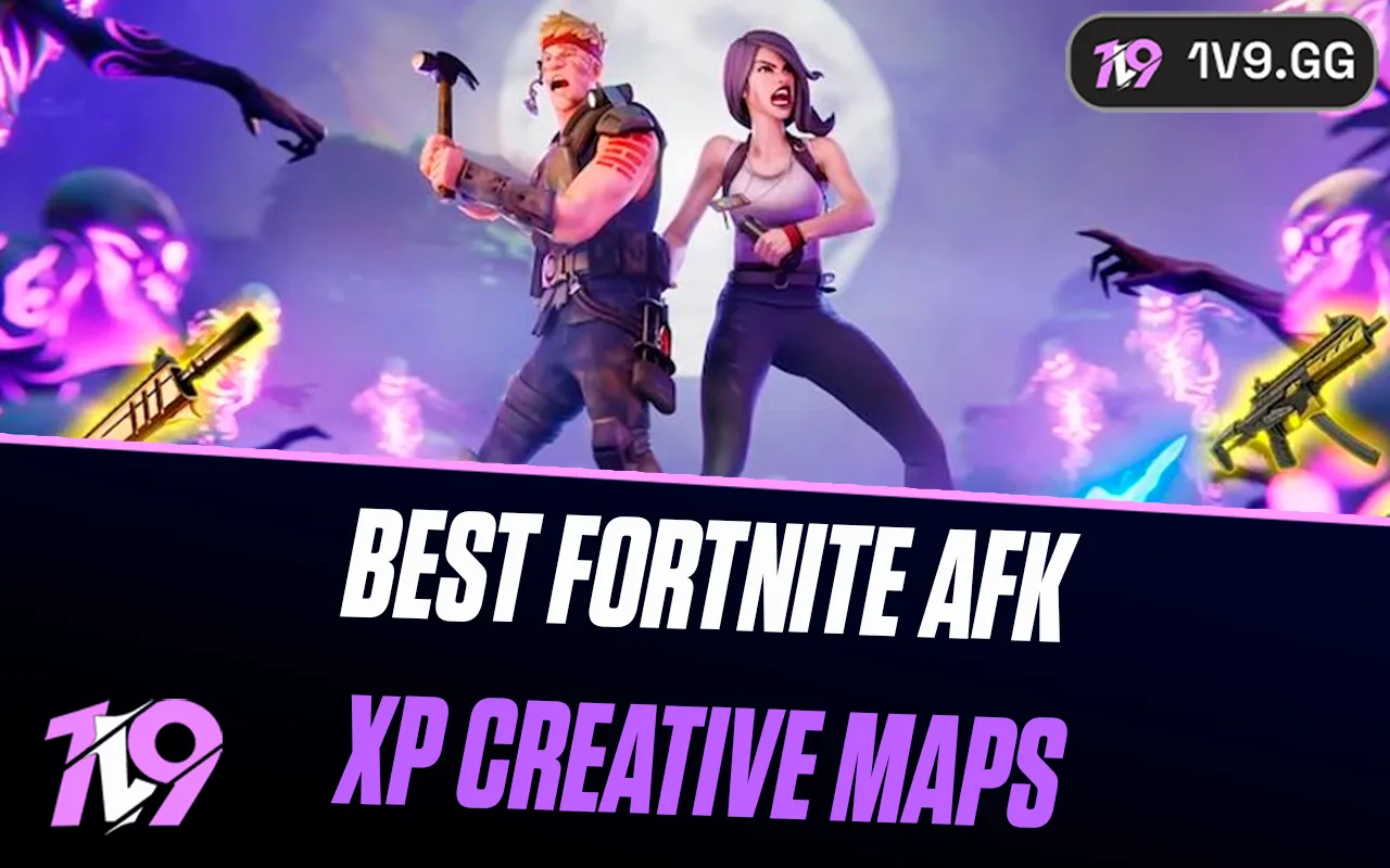 Best Fortnite AFK XP Creative Maps in 2026 | 1v9