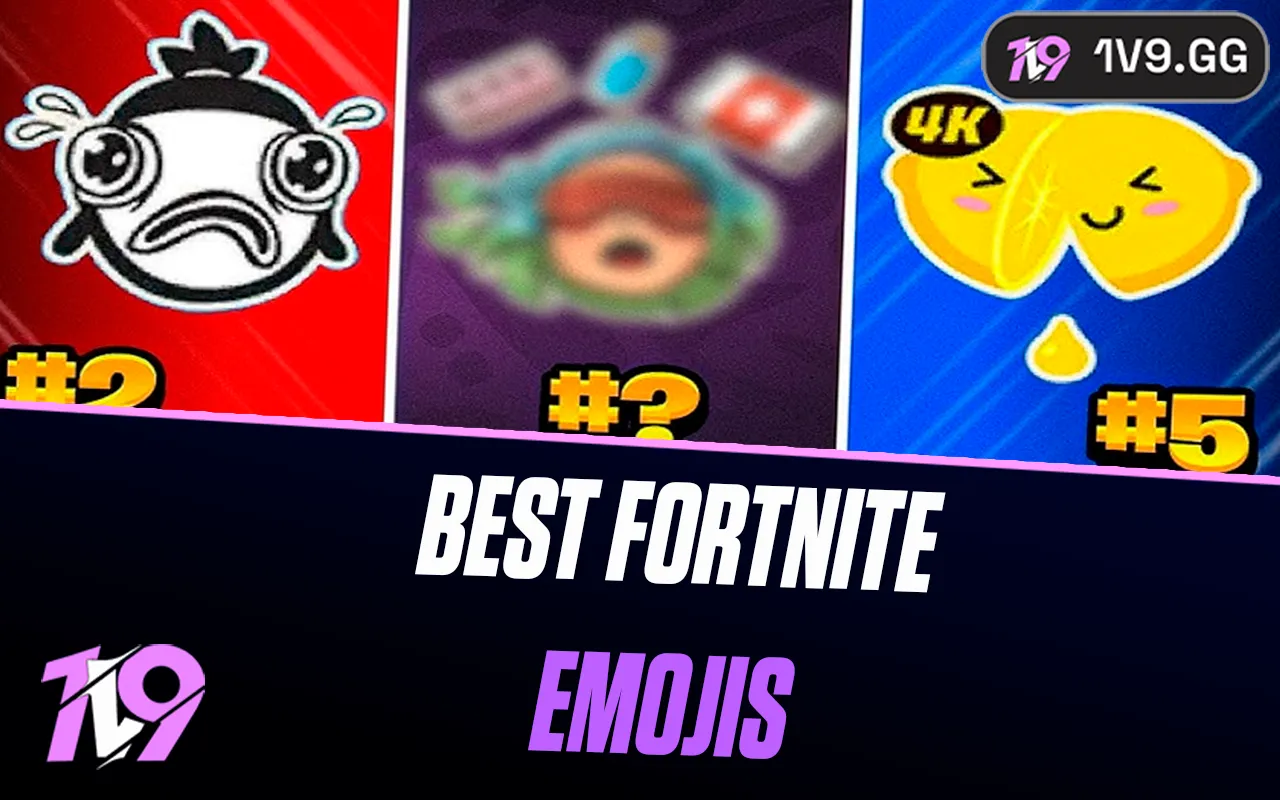 10 Best Fortnite Emojis, Ranked | 1v9