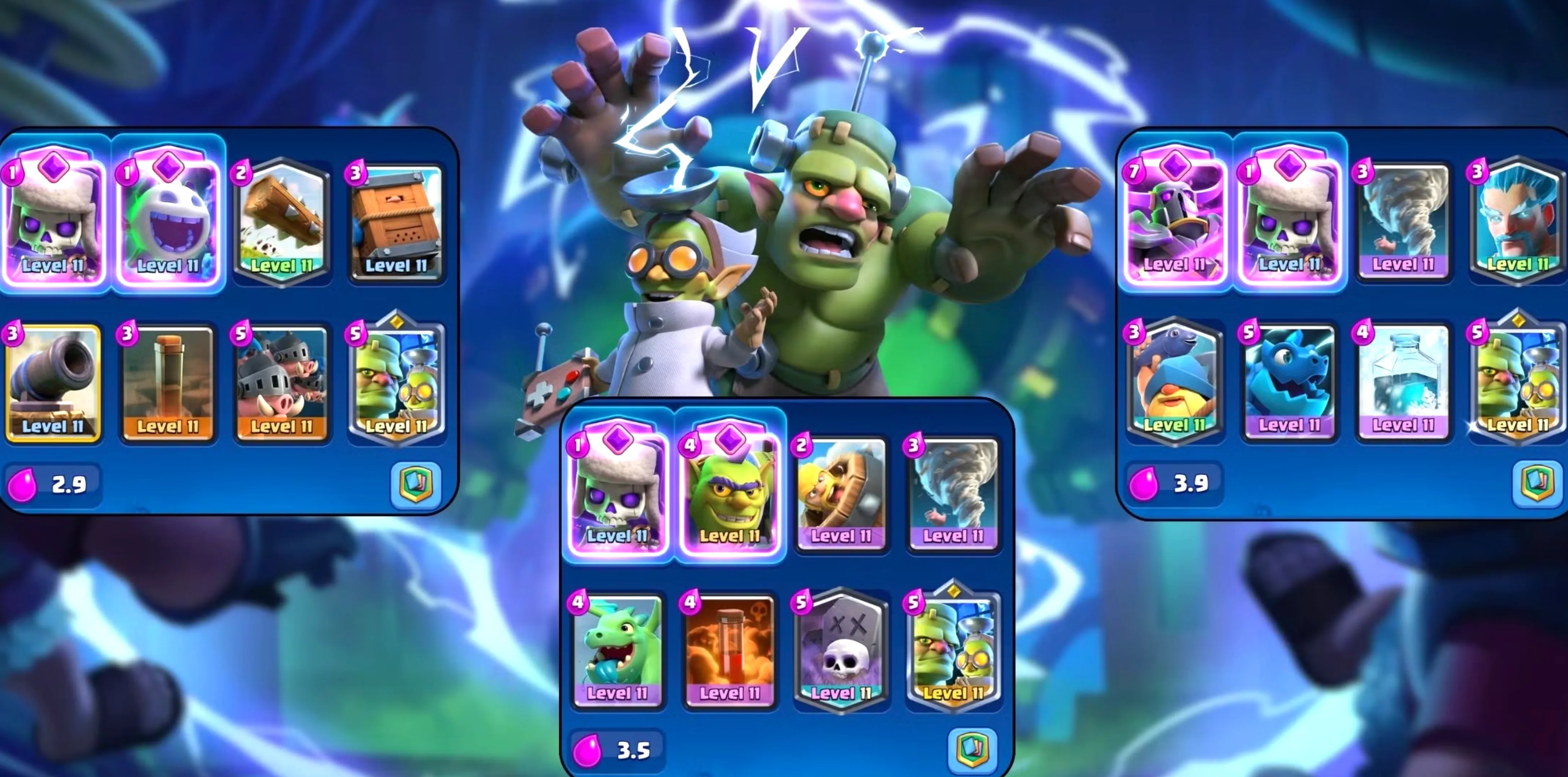 Best Goblinstein Decks In Clash Royale | 1v9