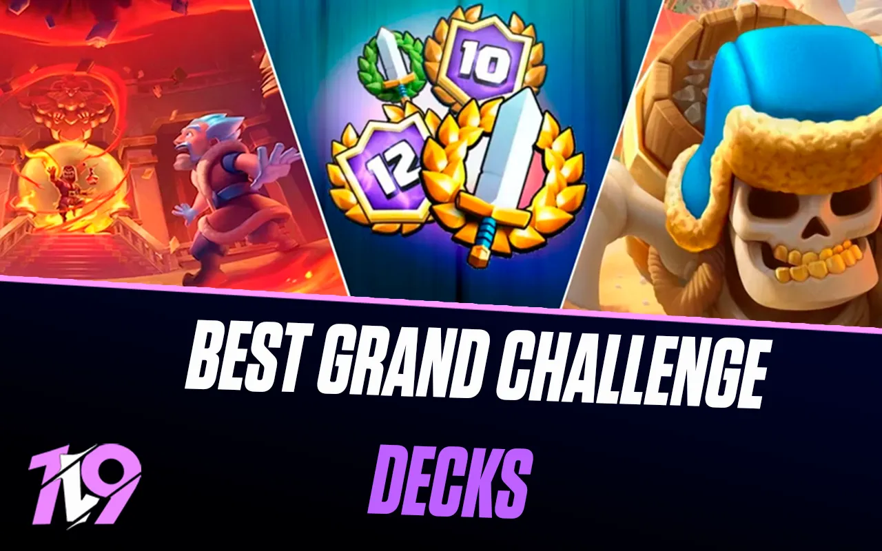 10 Best Grand Challenge Decks in Clash Royale | 1v9