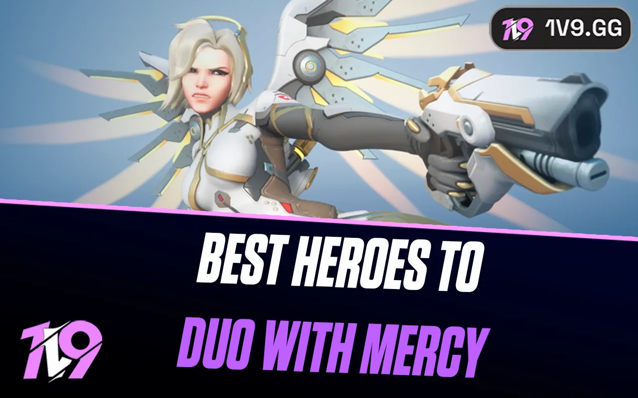 10 Best Heroes to Duo With Mercy in Overwatch | 1v9
