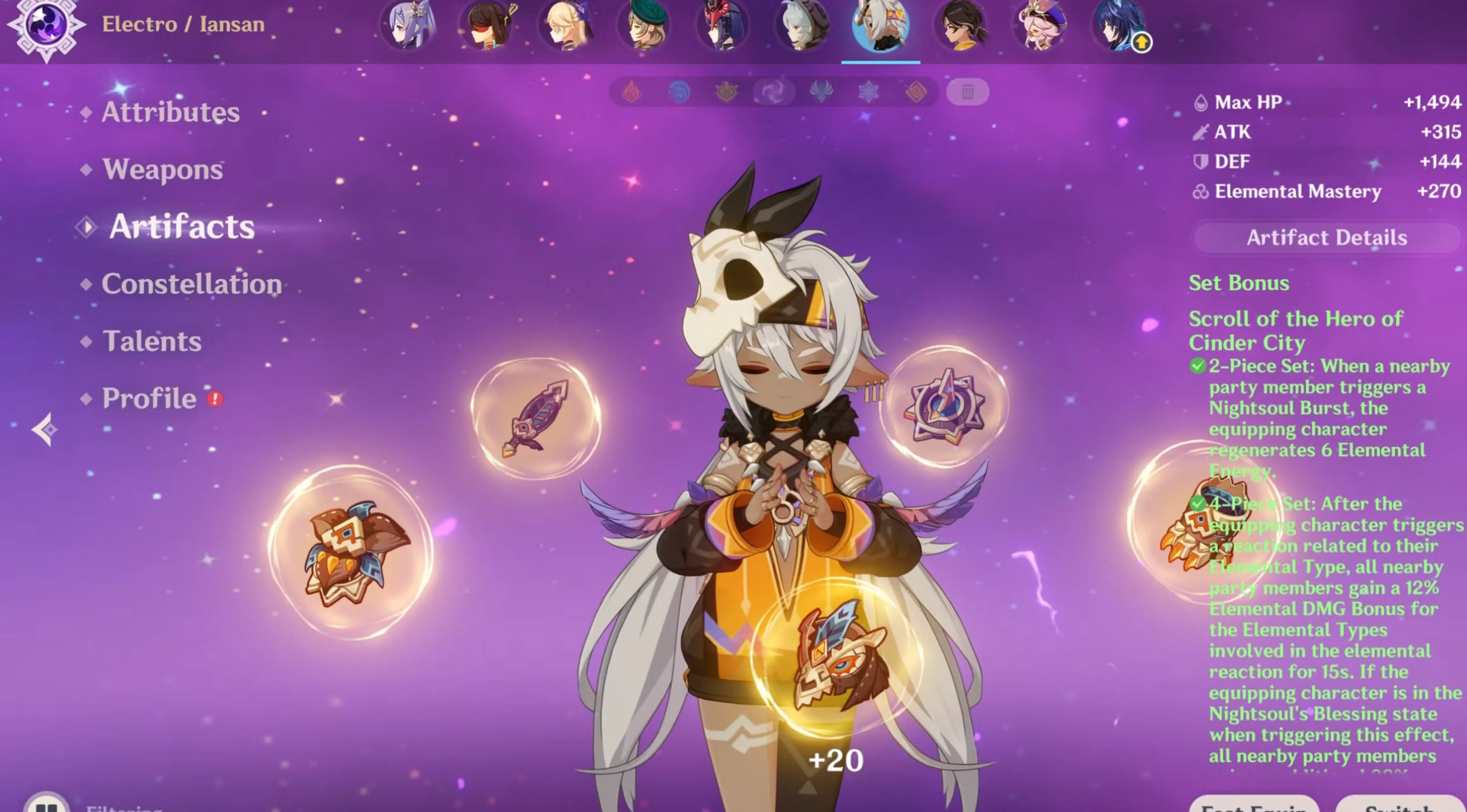 Best Iansan Build In Genshin Impact | 1v9