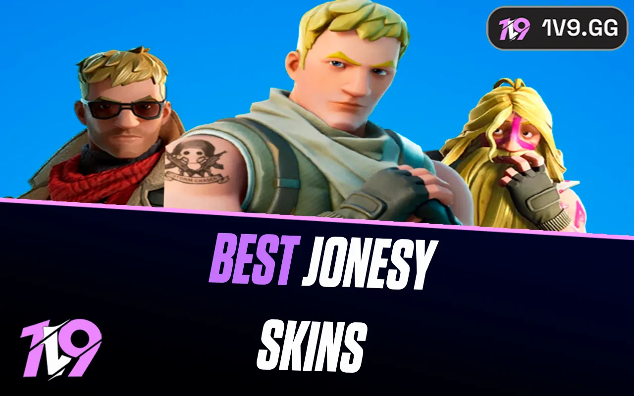 9 Best Jonesy Skins in Fortnite | 1v9