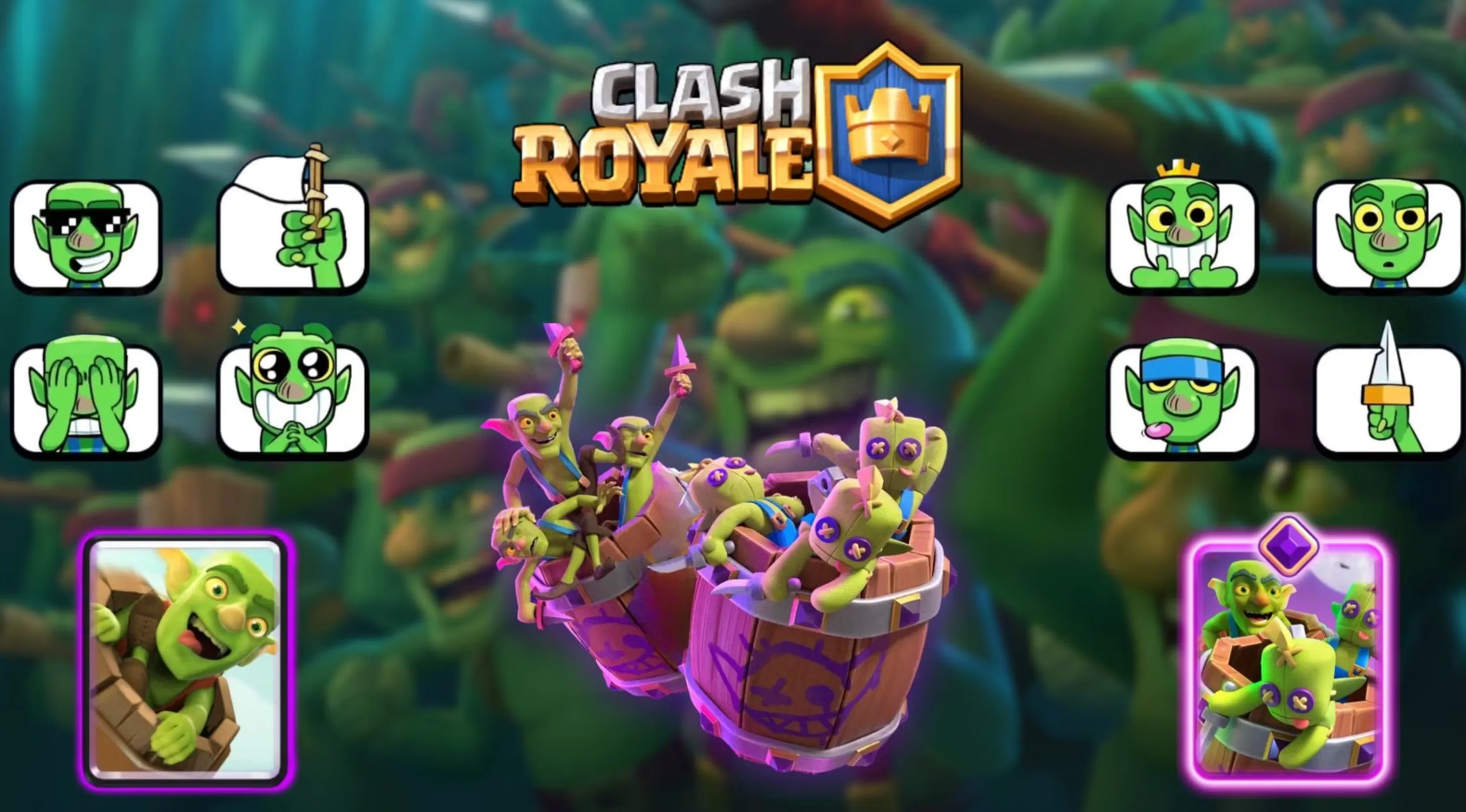 Best Log Bait Decks In Clash Royale | 1v9