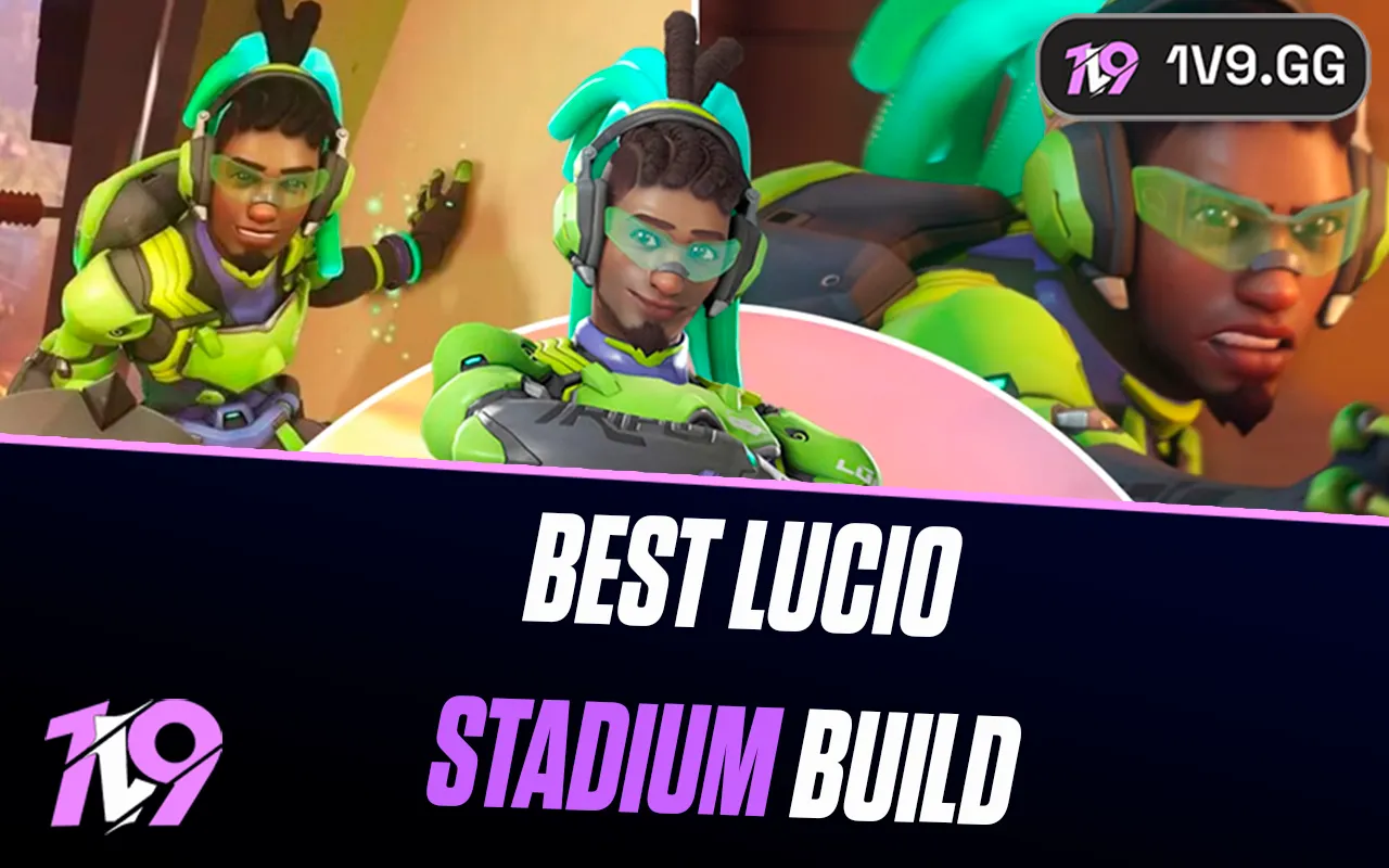 Best Lucio Stadium Builds In Overwatch 2 | 1v9