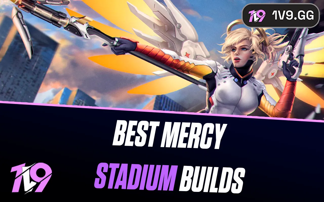 Best Mercy Stadium Builds in Overwatch 2 | 1v9