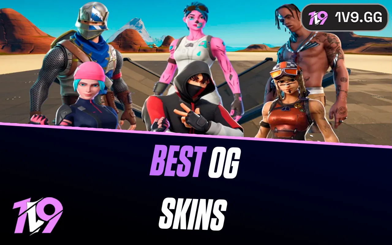 Top 6 Best OG Fortnite Skins | 1v9