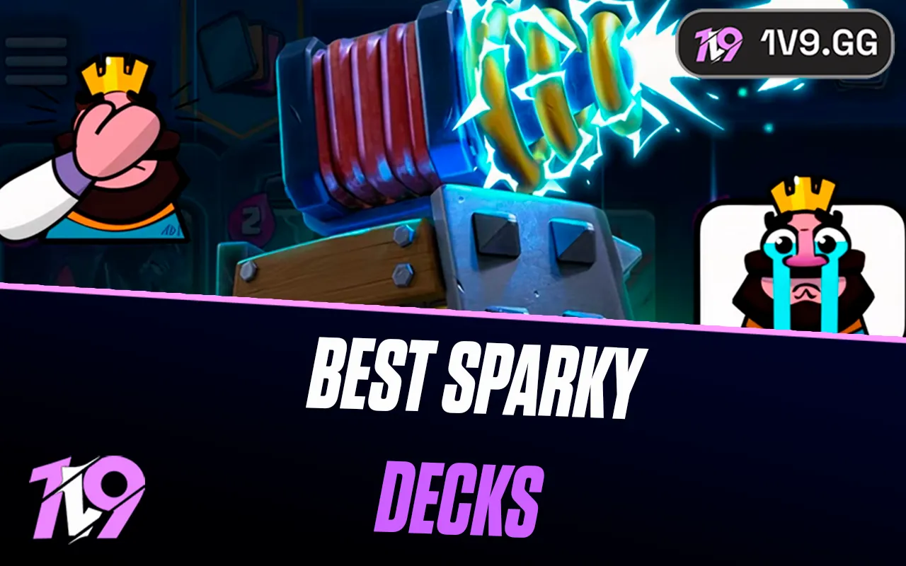 Best Sparky Decks In Clash Royale | 1v9