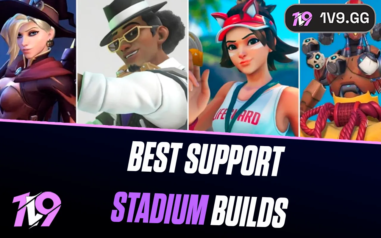 Best Support Stadium Builds In Overwatch 2 | 1v9