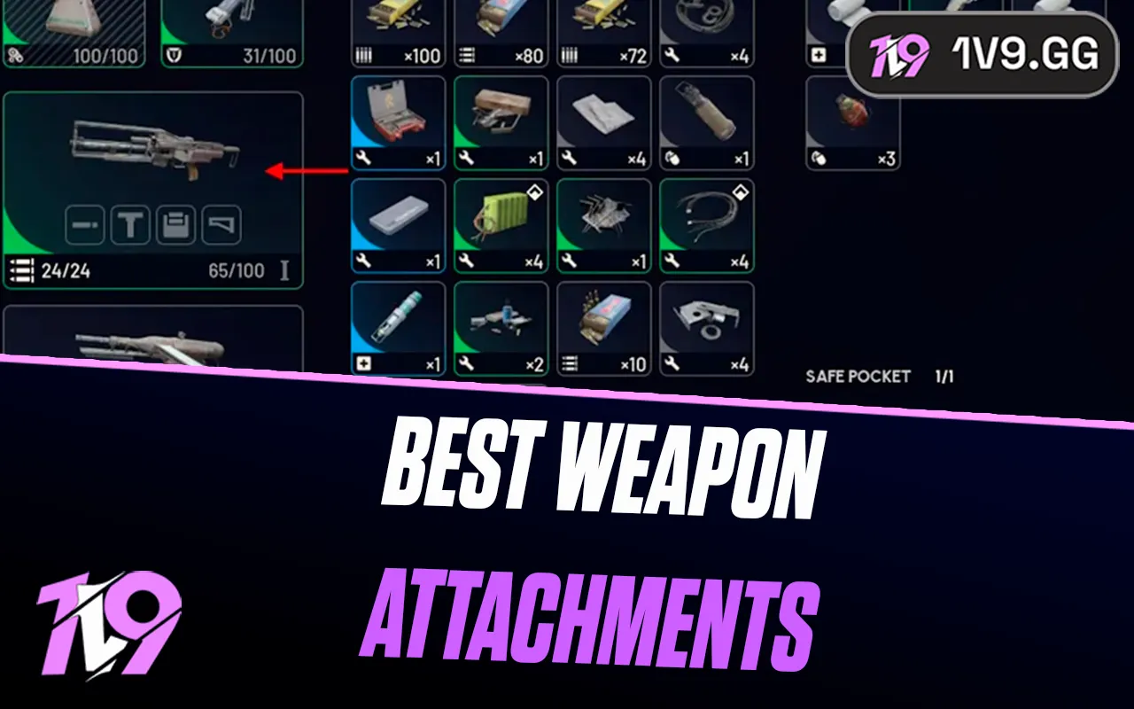 Best Weapon Attachments In Arc Raiders: Complete Guide | 1v9