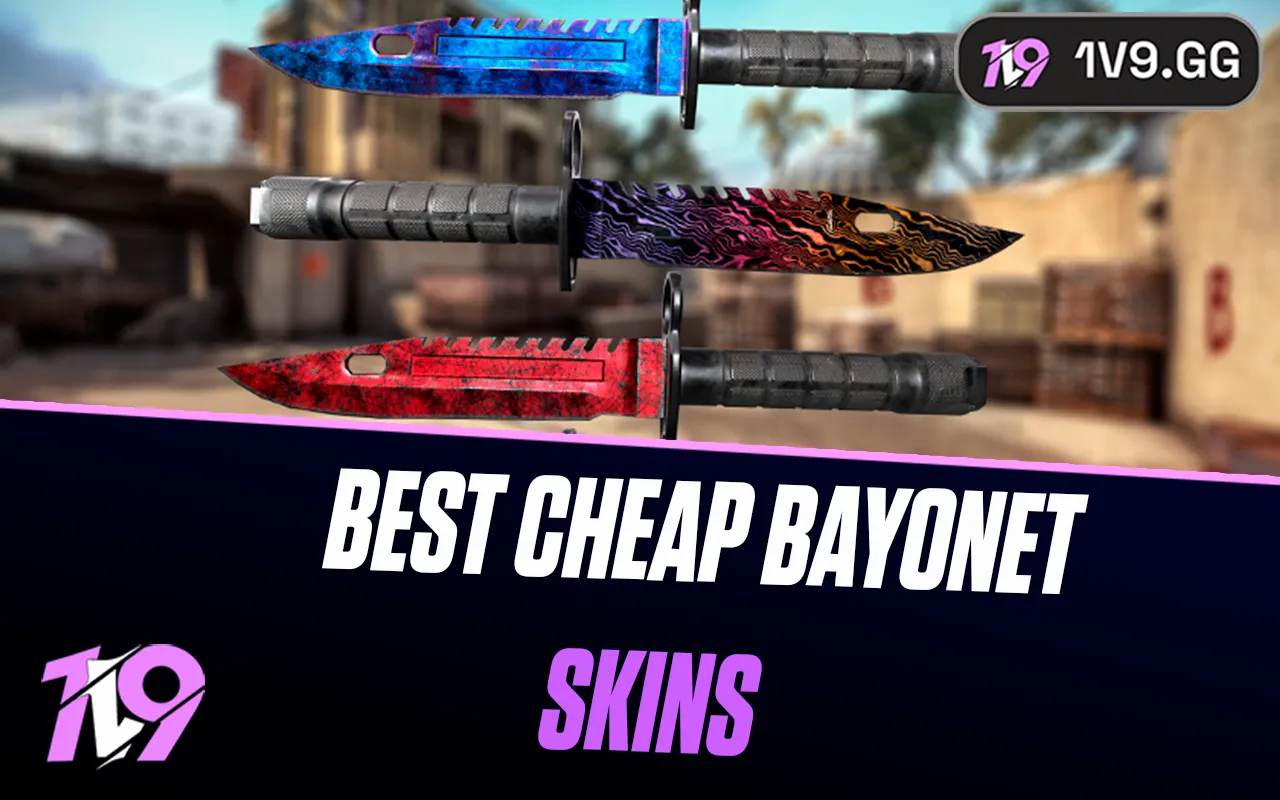8 Cheapest Bayonet Skins In CS2 | 1v9