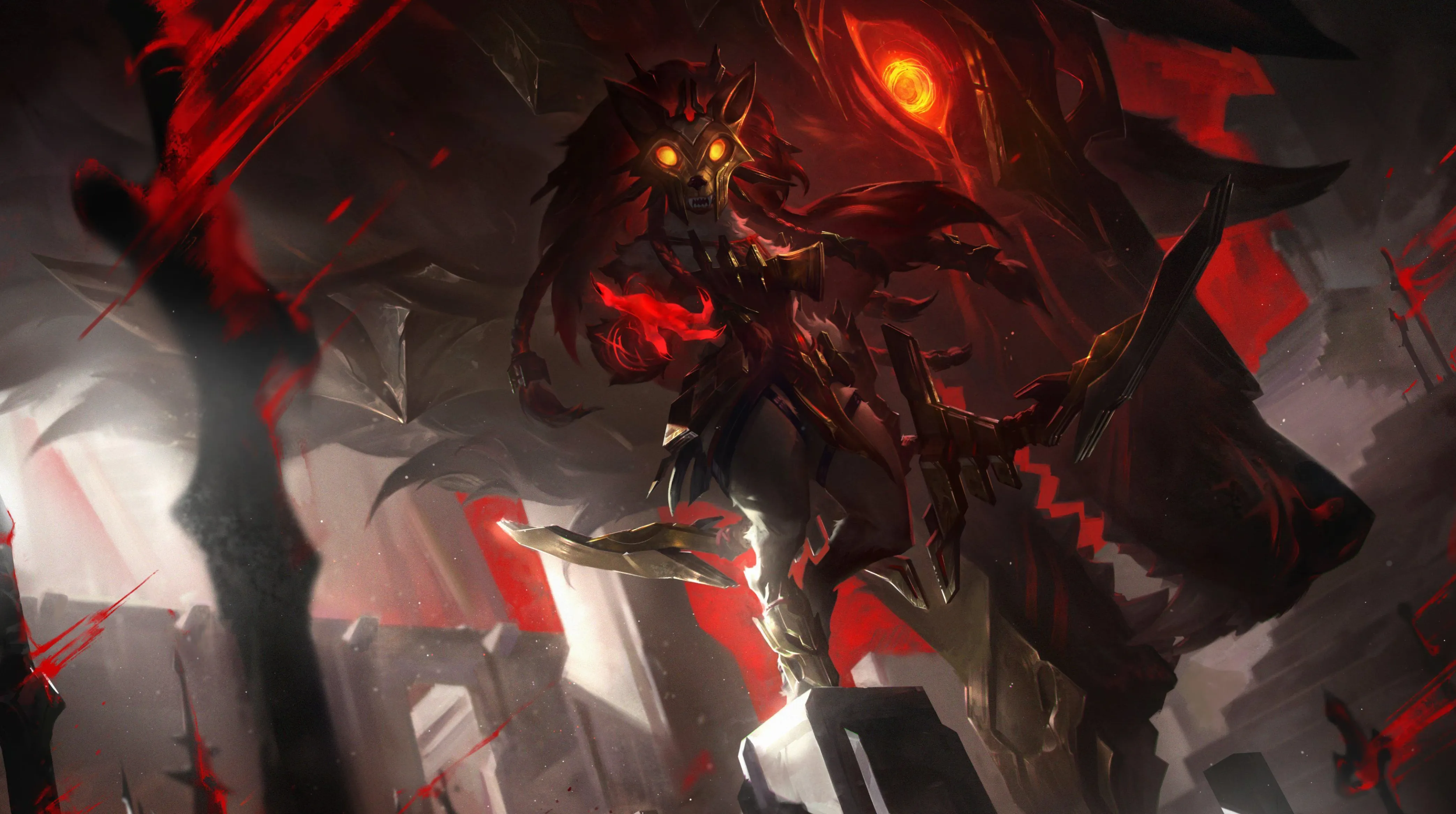 All Chosen of the Wolf Skins in League of Legends | 1v9