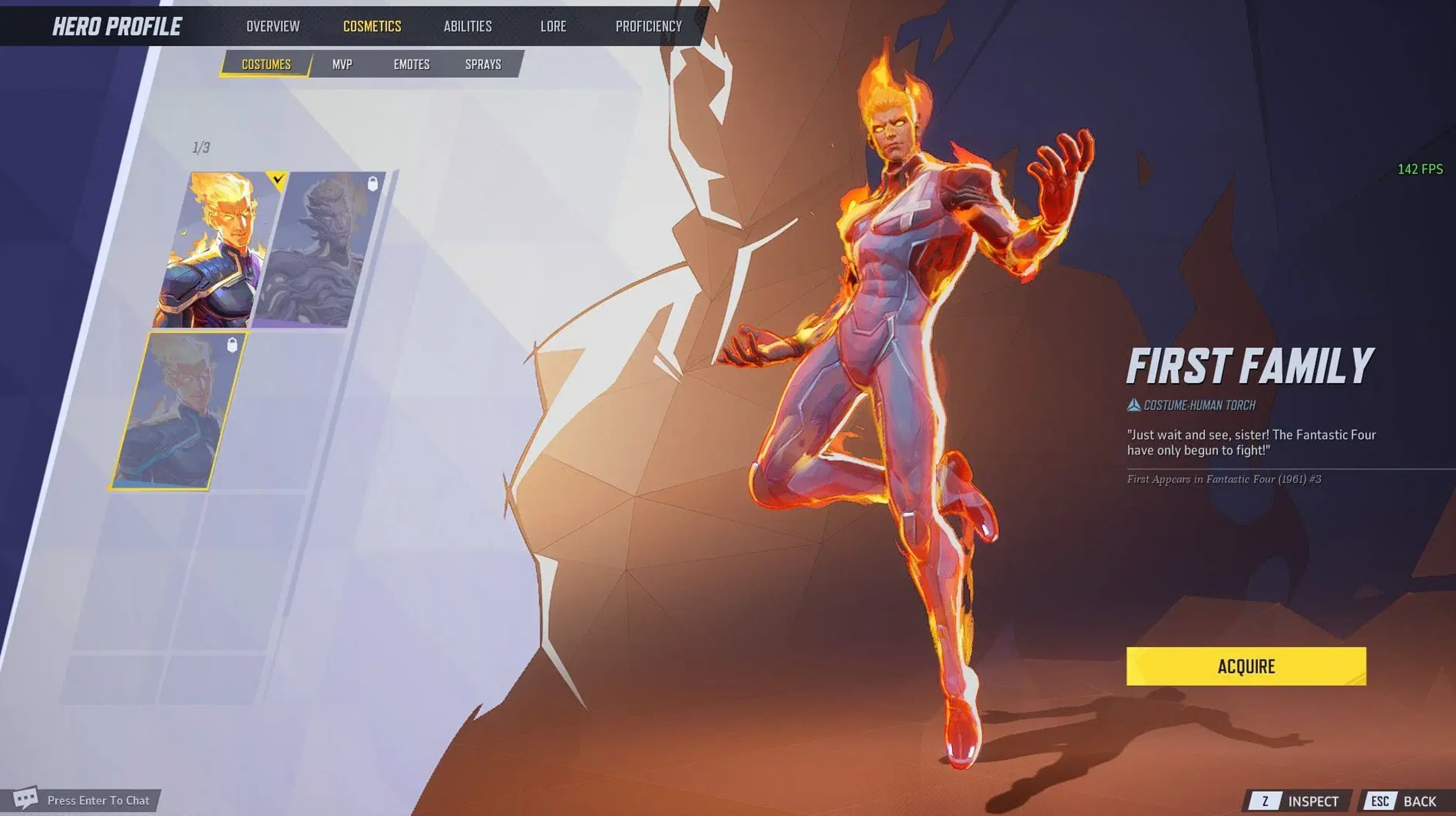 All Human Torch Skins In Marvel Rivals | 1v9