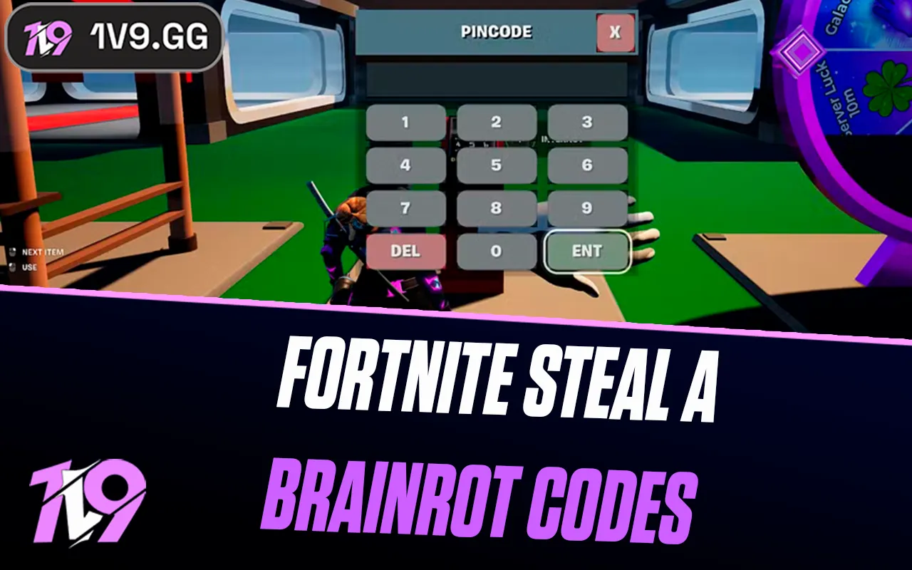 Fortnite Steal the Brainrot Codes (November 2025) | 1v9