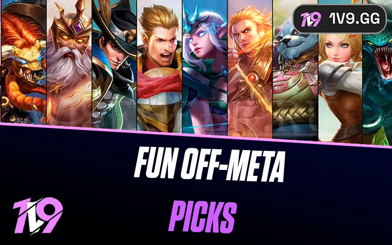 10 Best Fun Off-Meta Picks In Arena of Valor | 1v9