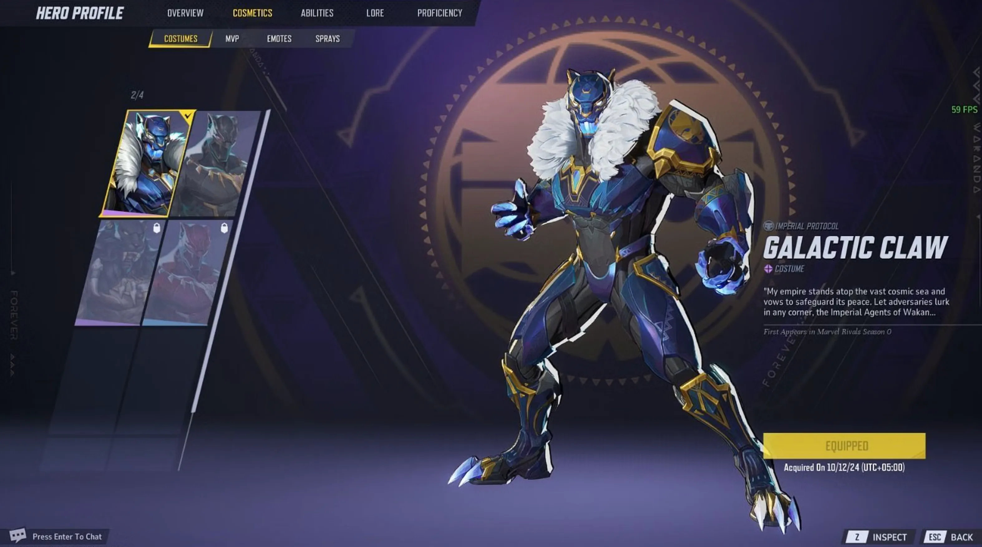 All Black Panther Skins In Marvel rivals | 1v9