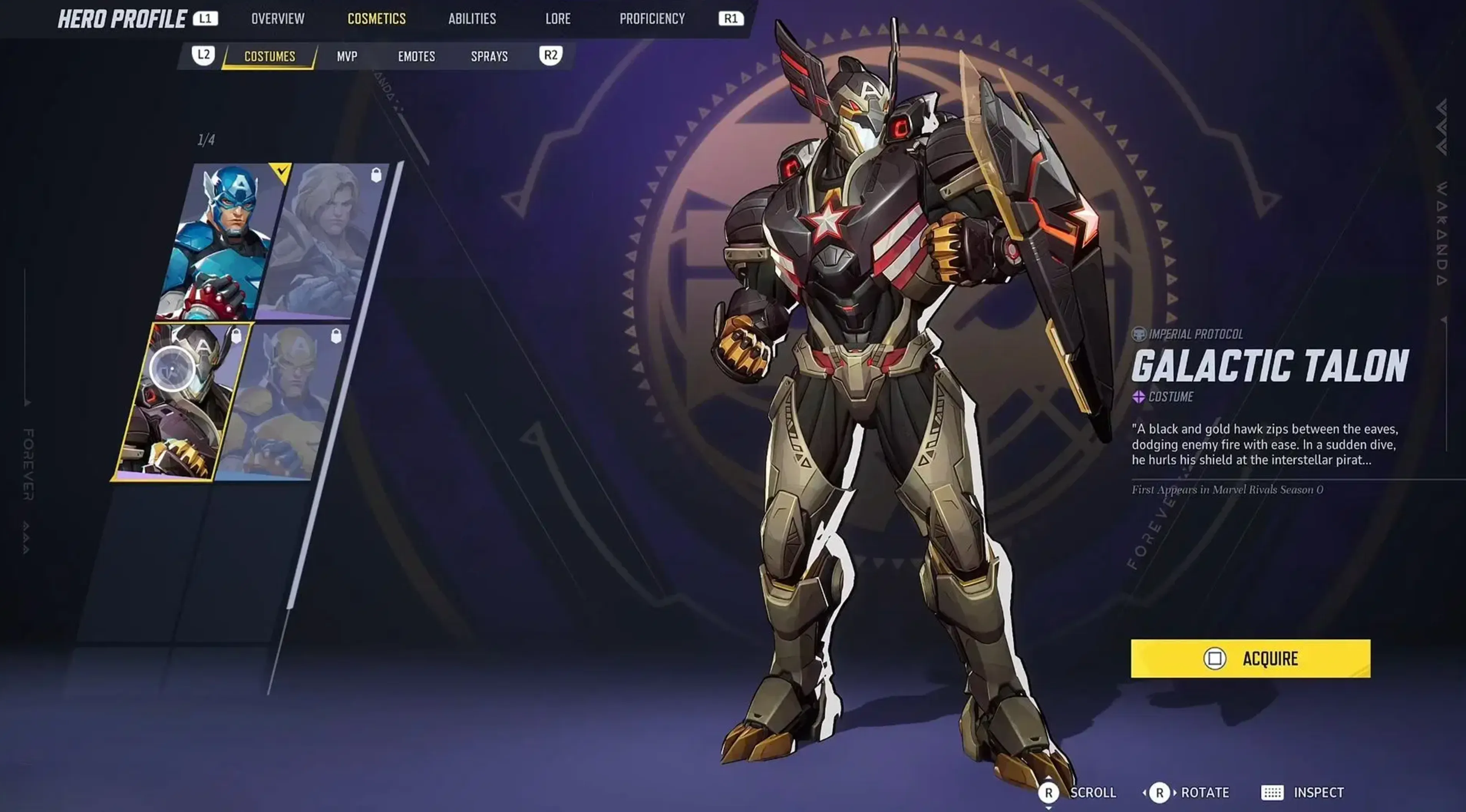 All Captain America Skins In Marvel Rivals | 1v9