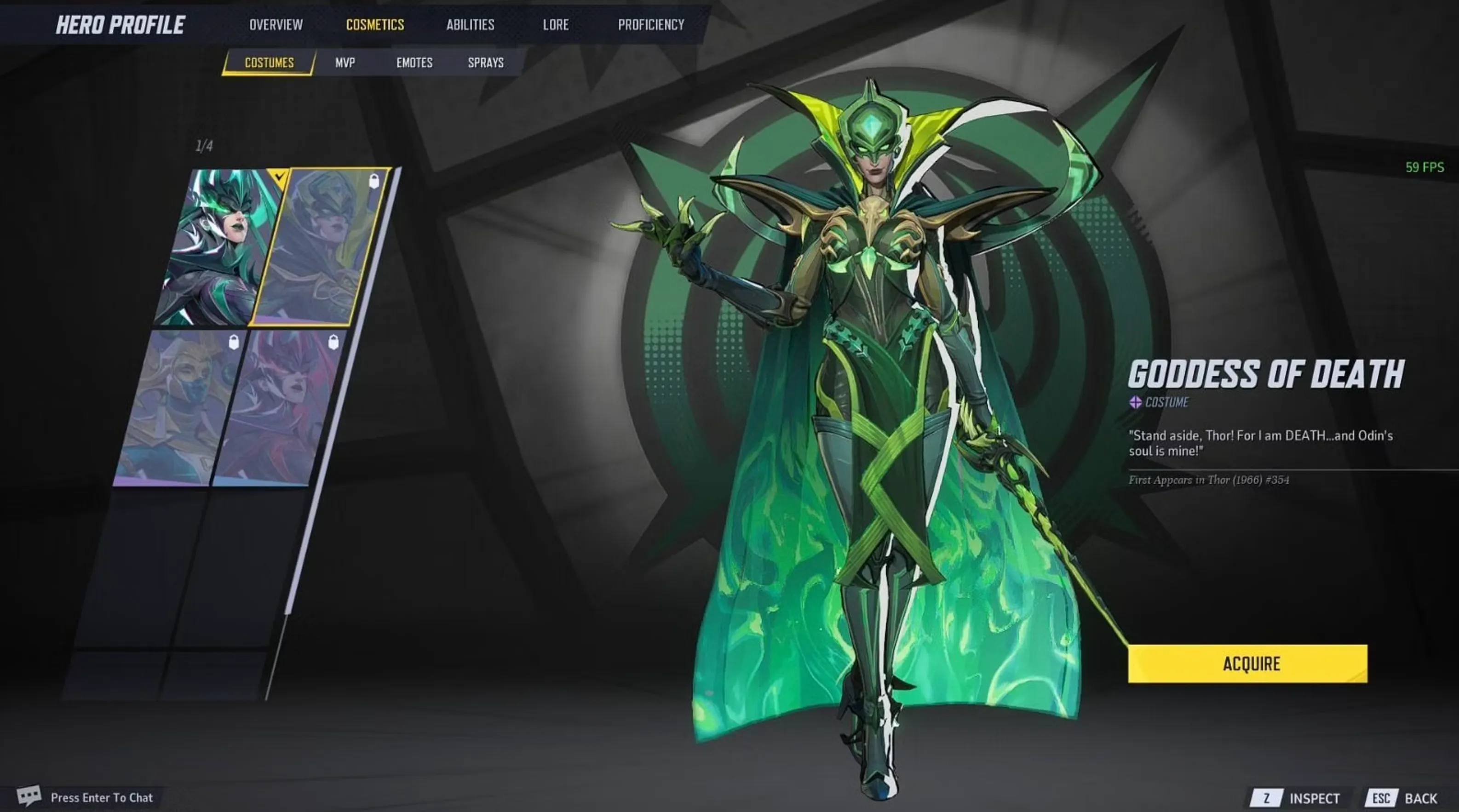 All Hela Skins In Marvel Rivals | 1v9