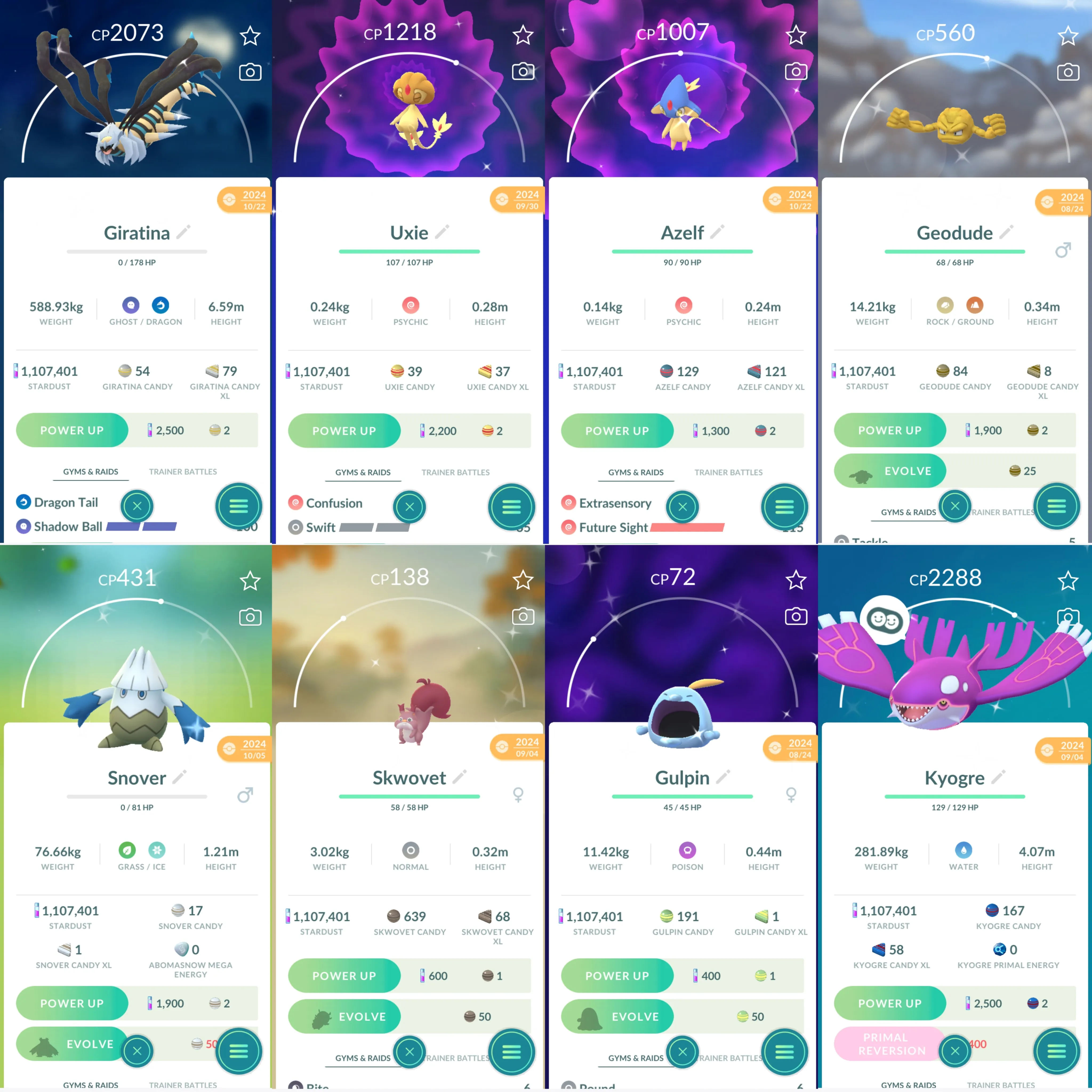 1483 LV40 RareCandy121 Shiny: lugia, kyogre, groudon, zamazenta, shadow ...