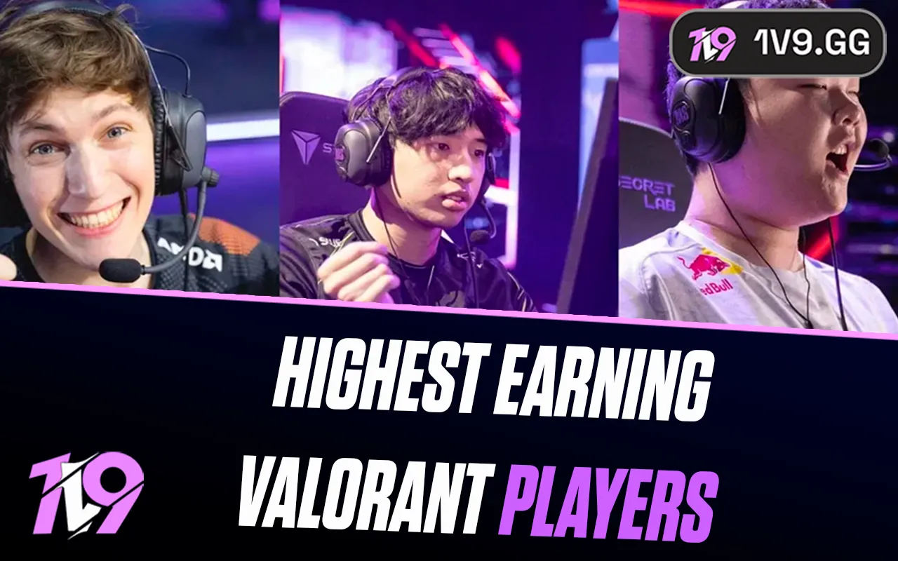 10 Highest Earning Valorant Players of All Time | 1v9
