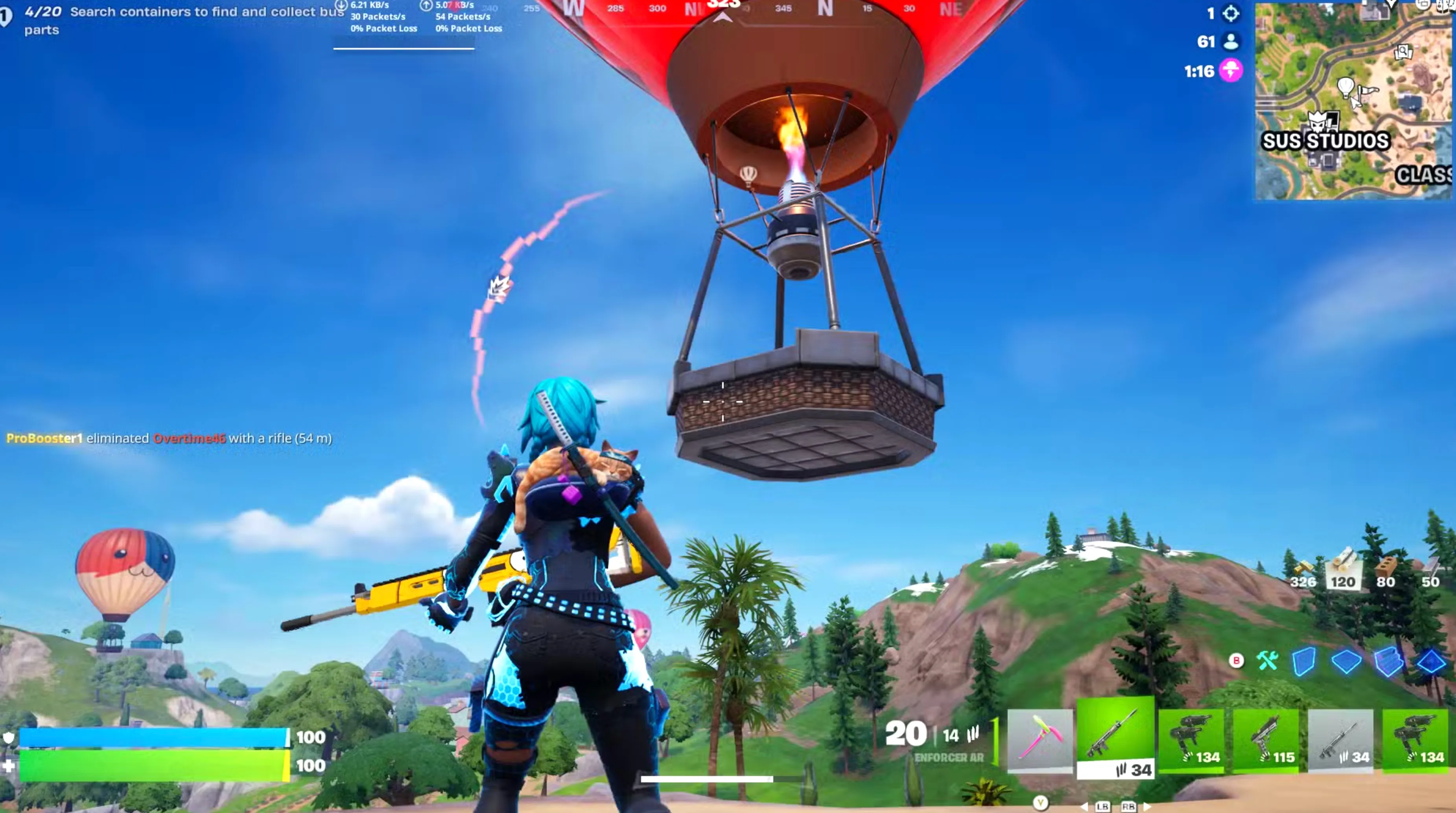 How To Use Hot Air Balloons in Fortnite: Complete Guide | 1v9