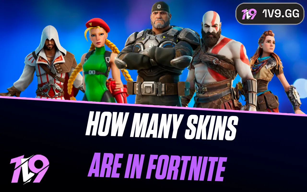 How Many Skins Are in Fortnite? (2026) | 1v9
