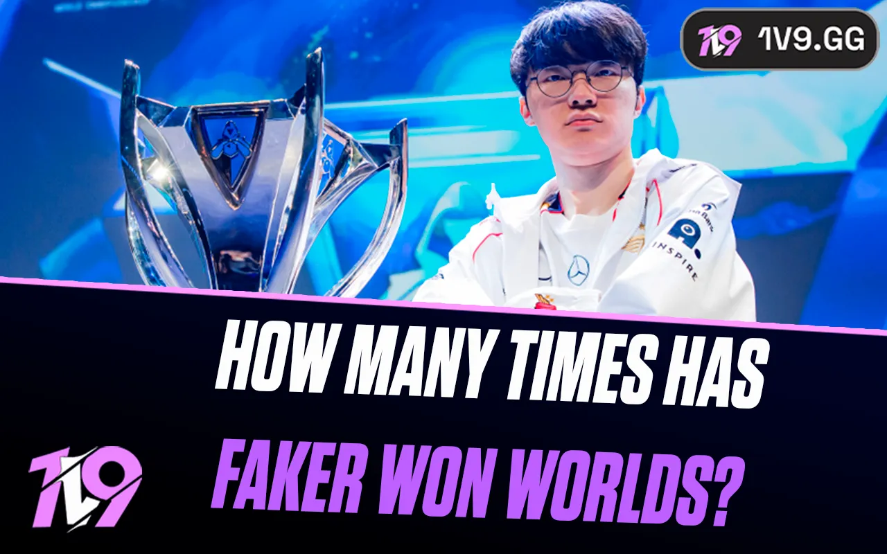 How Many Times Has Faker Won League of Legends Worlds? | 1v9