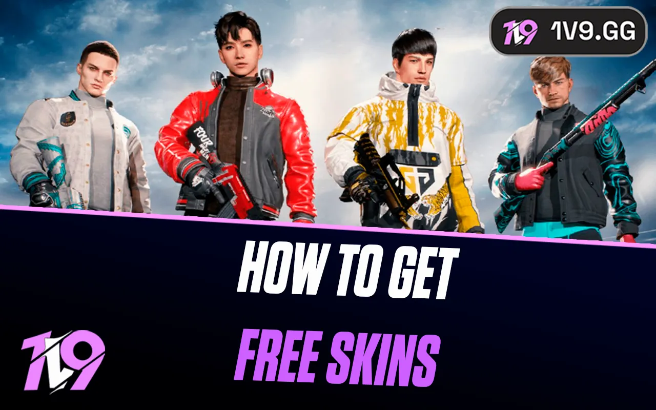 How To Get Free Skins In PUBG Mobile | 1v9