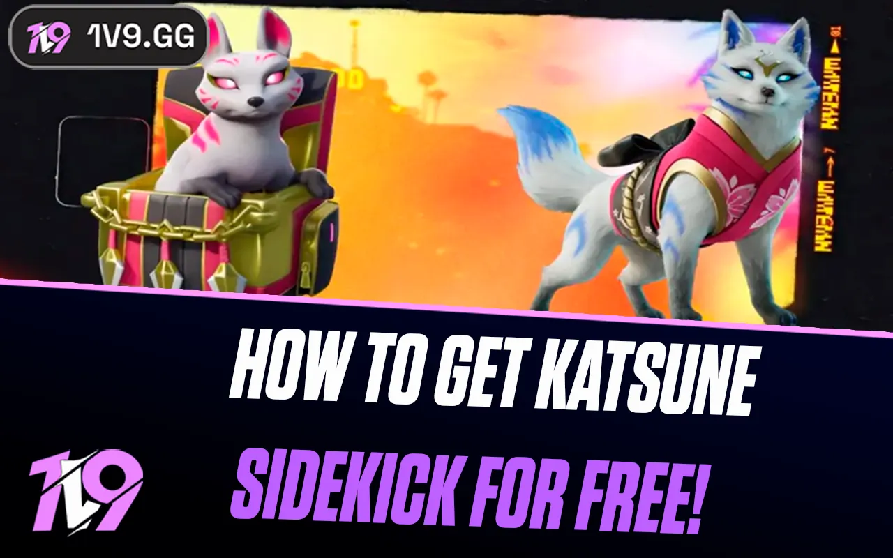 How To Get Kitsune Sidekick for Free in Fortnite | 1v9