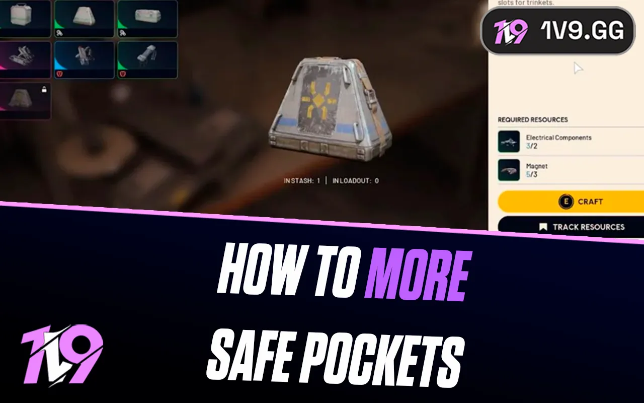 How To Get More Safe Pockets In Arc Raiders | 1v9