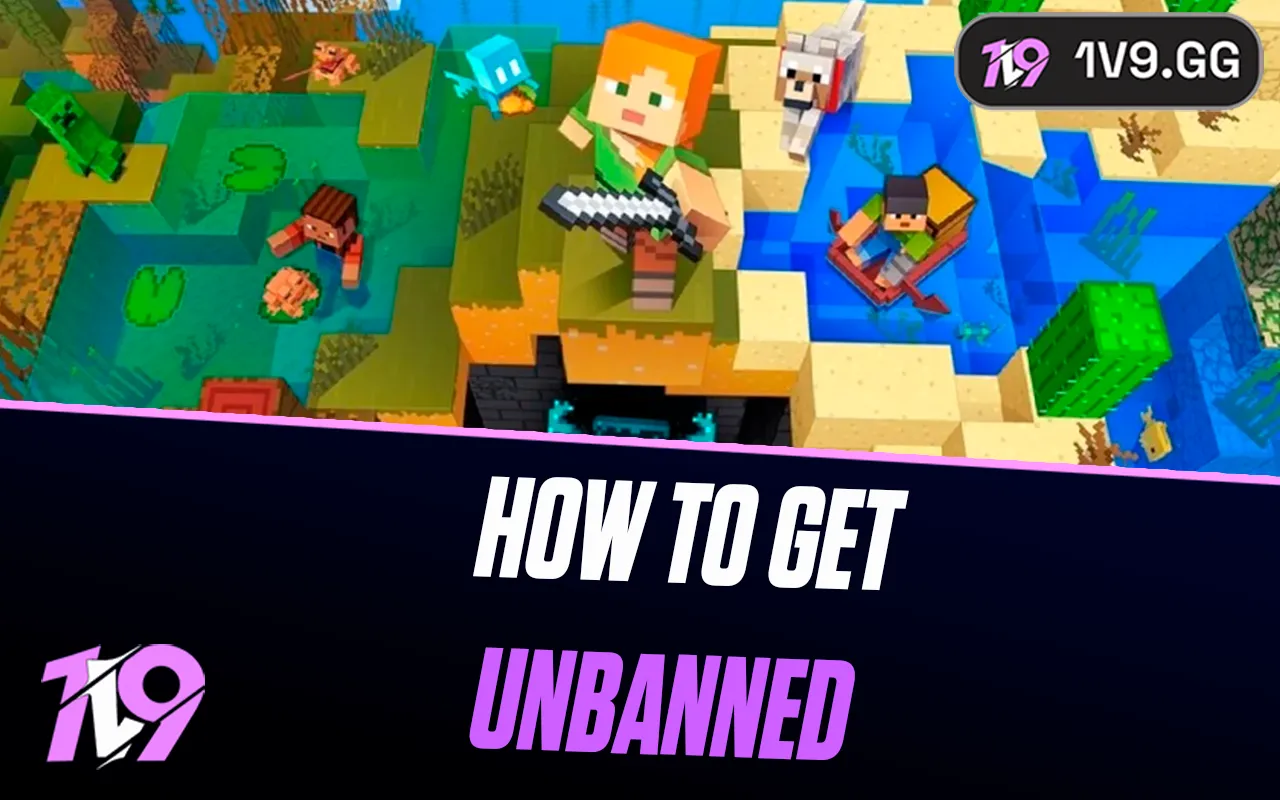 How To Get Unbanned From Minecraft: Ban Appeal Guide | 1v9