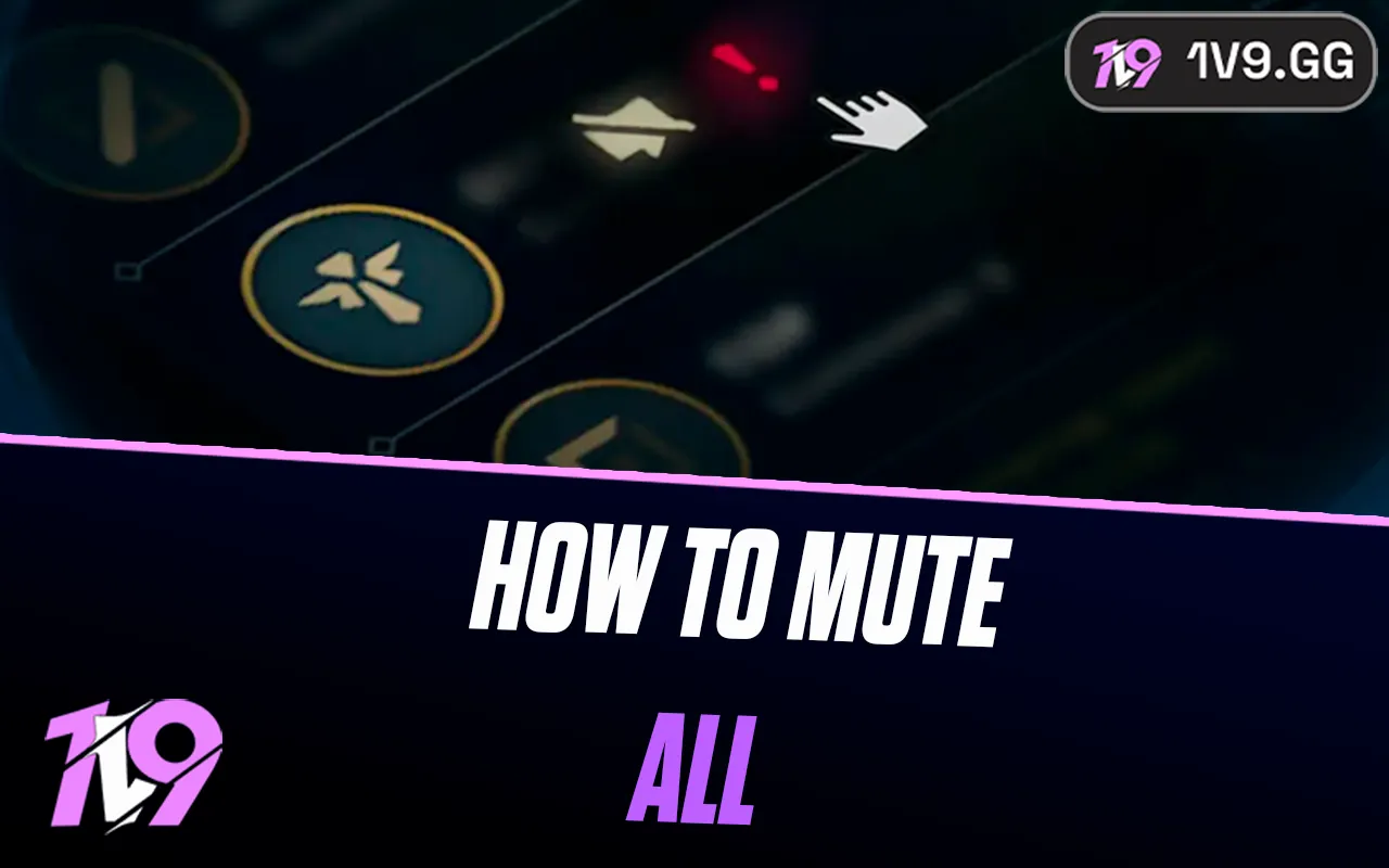 How to Mute All in LoL (Champion Select & In-Game) | 1v9