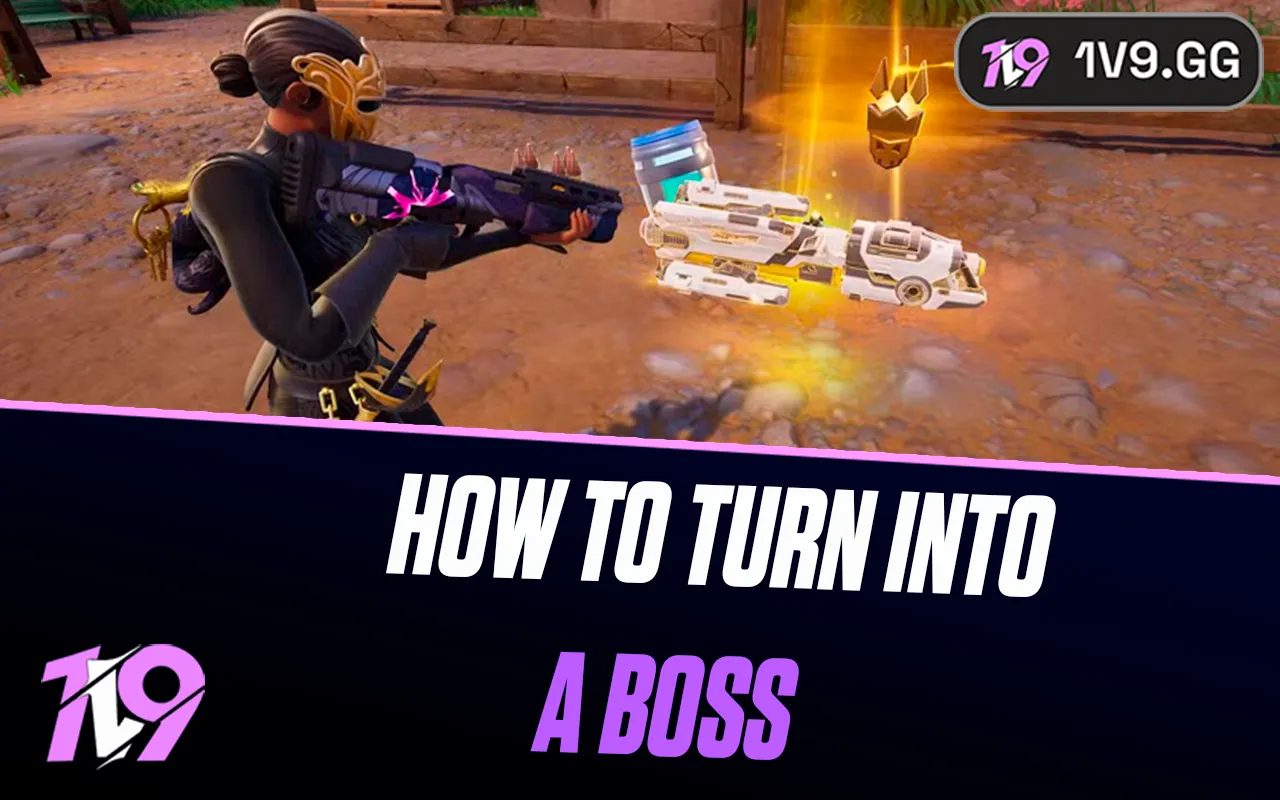 How To Turn into a Boss in Fortnite Chapter 7 | 1v9